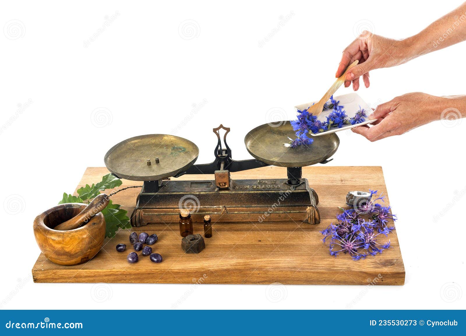 Roberval balance in studio stock image. Image of aromatherapy - 235530273
