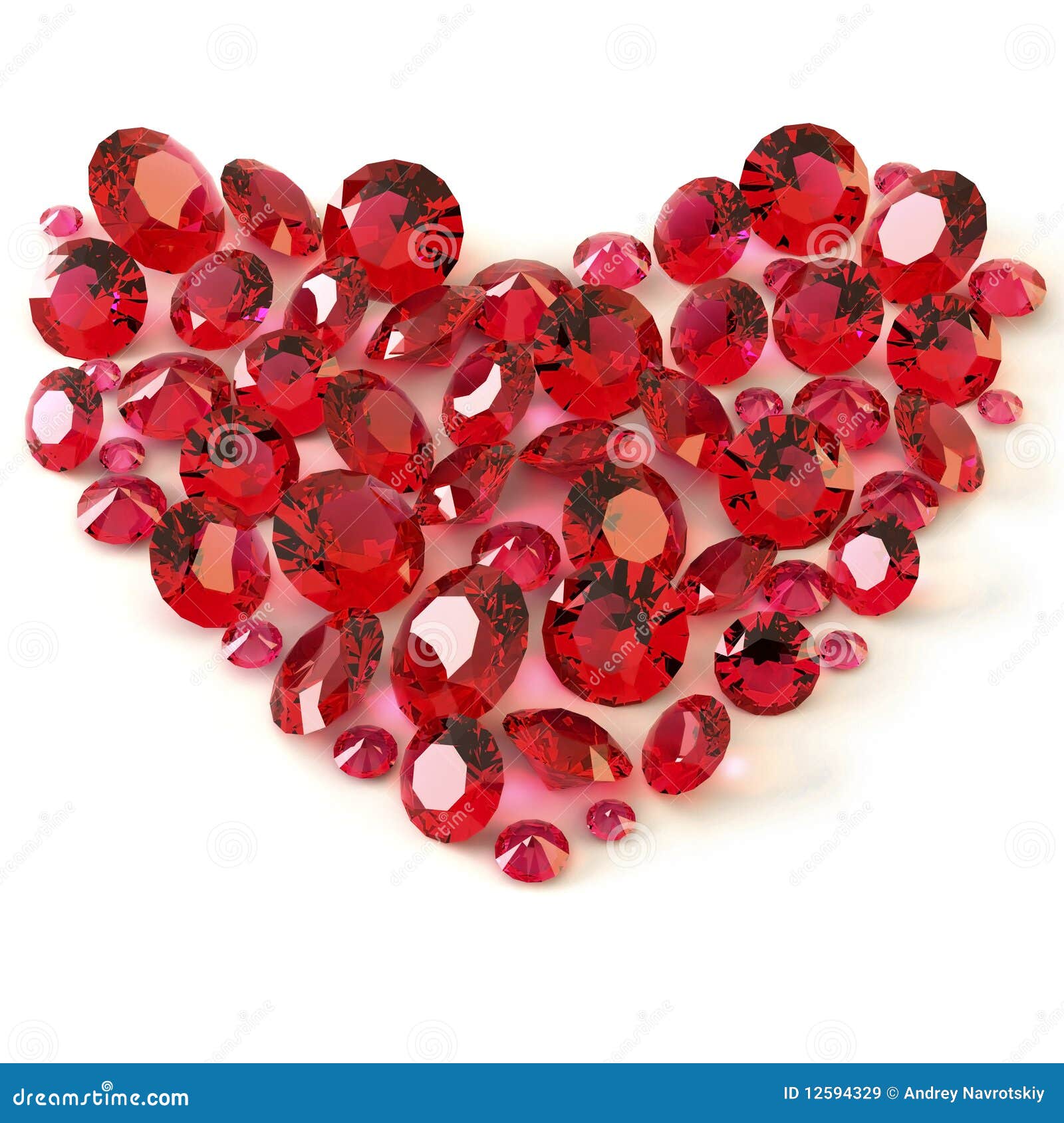 Robijnen stock illustratie. Illustration of juwelen, vier - 12594329