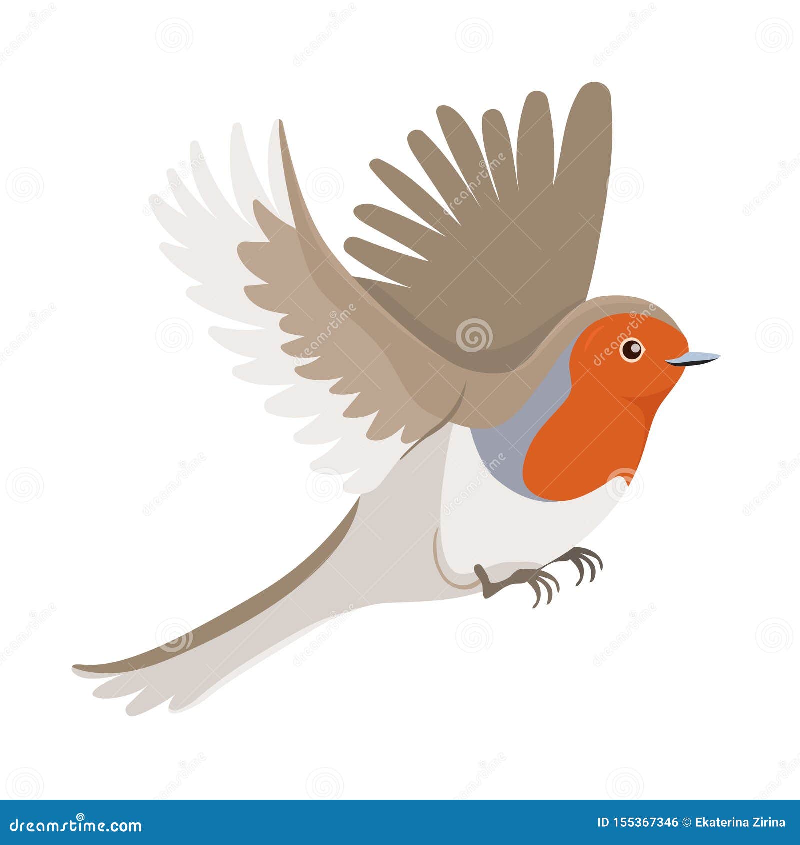 Red Robin In Flight: A Stunning Depiction Of Nature's Beauty Royalty ...