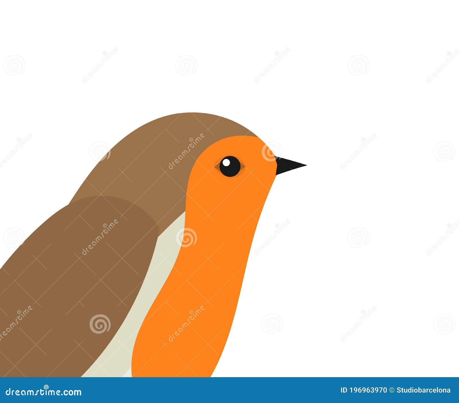 Owl Bird Portrait Closeup. Hand Drawn Sketch With Ballpen And Colored ...