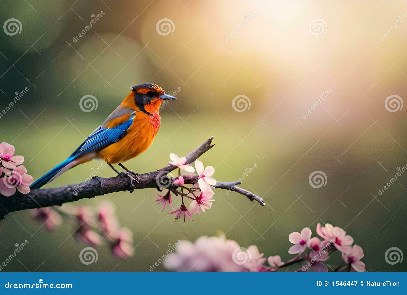 Red Cardinal Female Bird Watercolor Illustration. Hand Painted ...