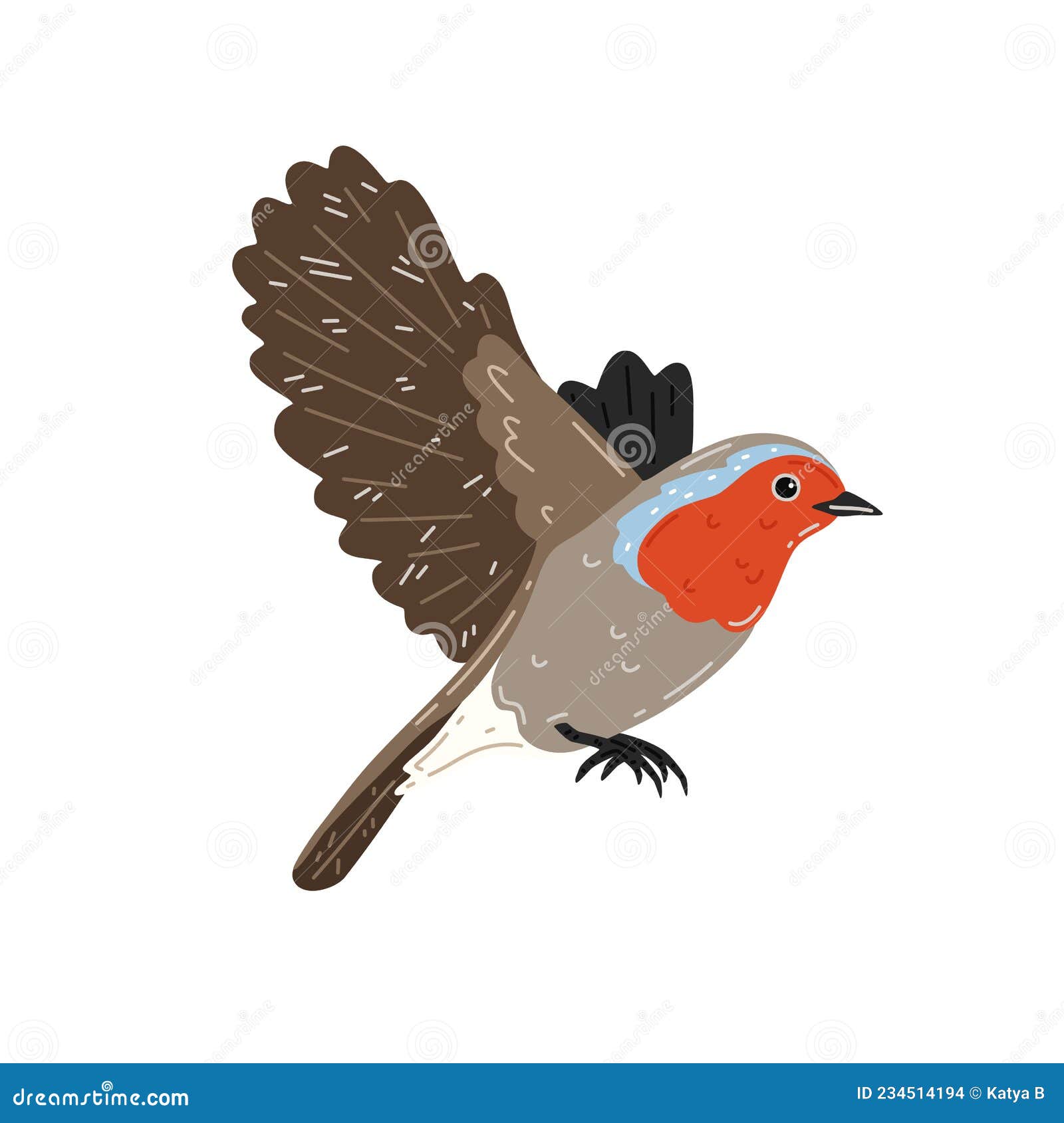 Red Robin In Flight: A Stunning Depiction Of Nature's Beauty Royalty ...