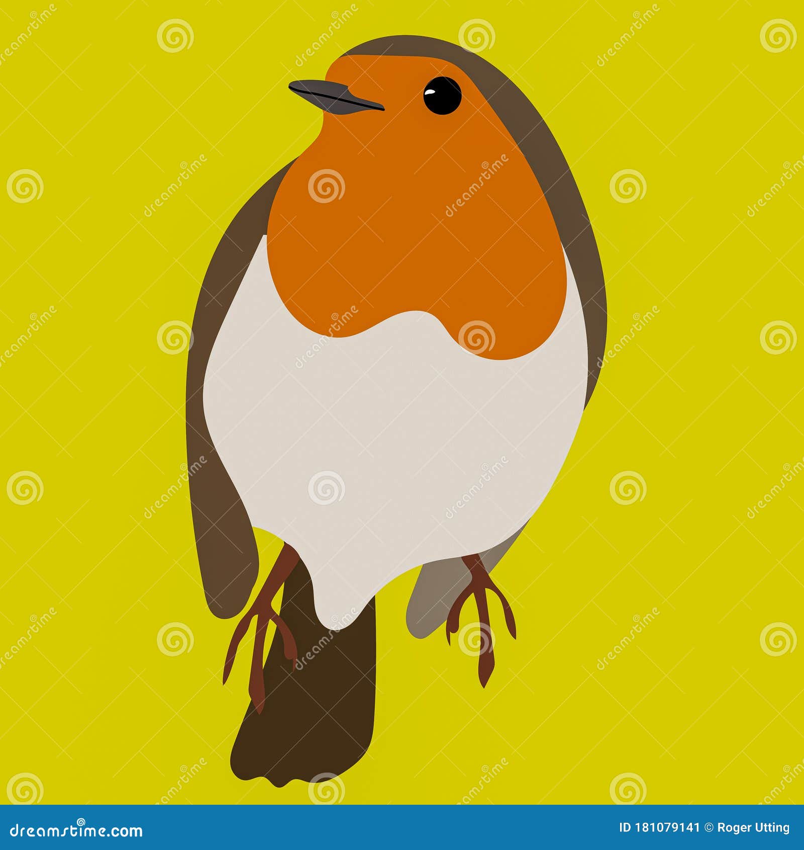 Robin graphic icon stock illustration. Illustration of bird - 181079141