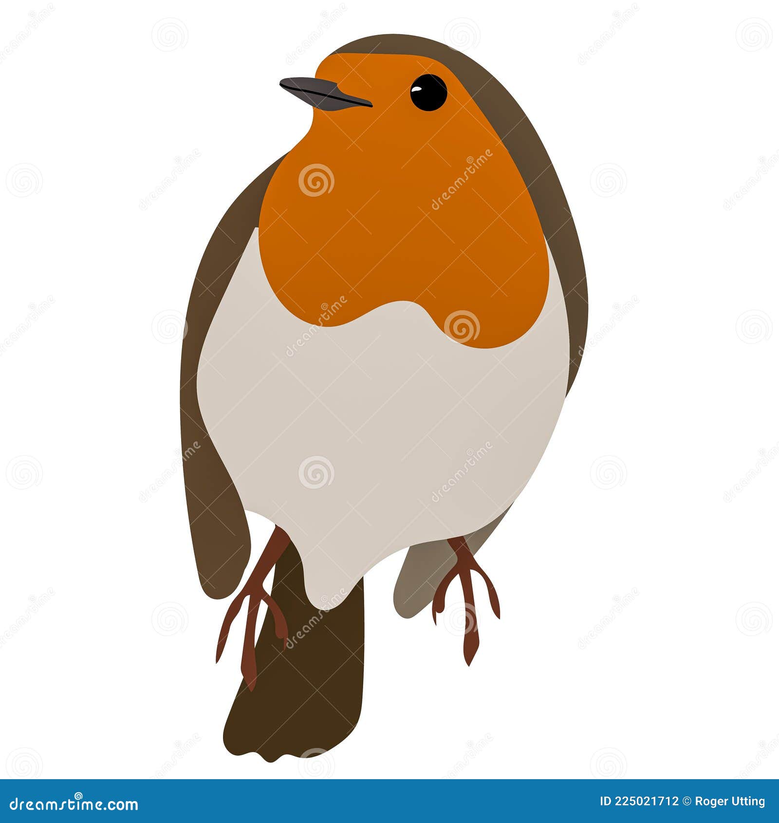 Robin graphic icon stock illustration. Illustration of wildlife - 225021712