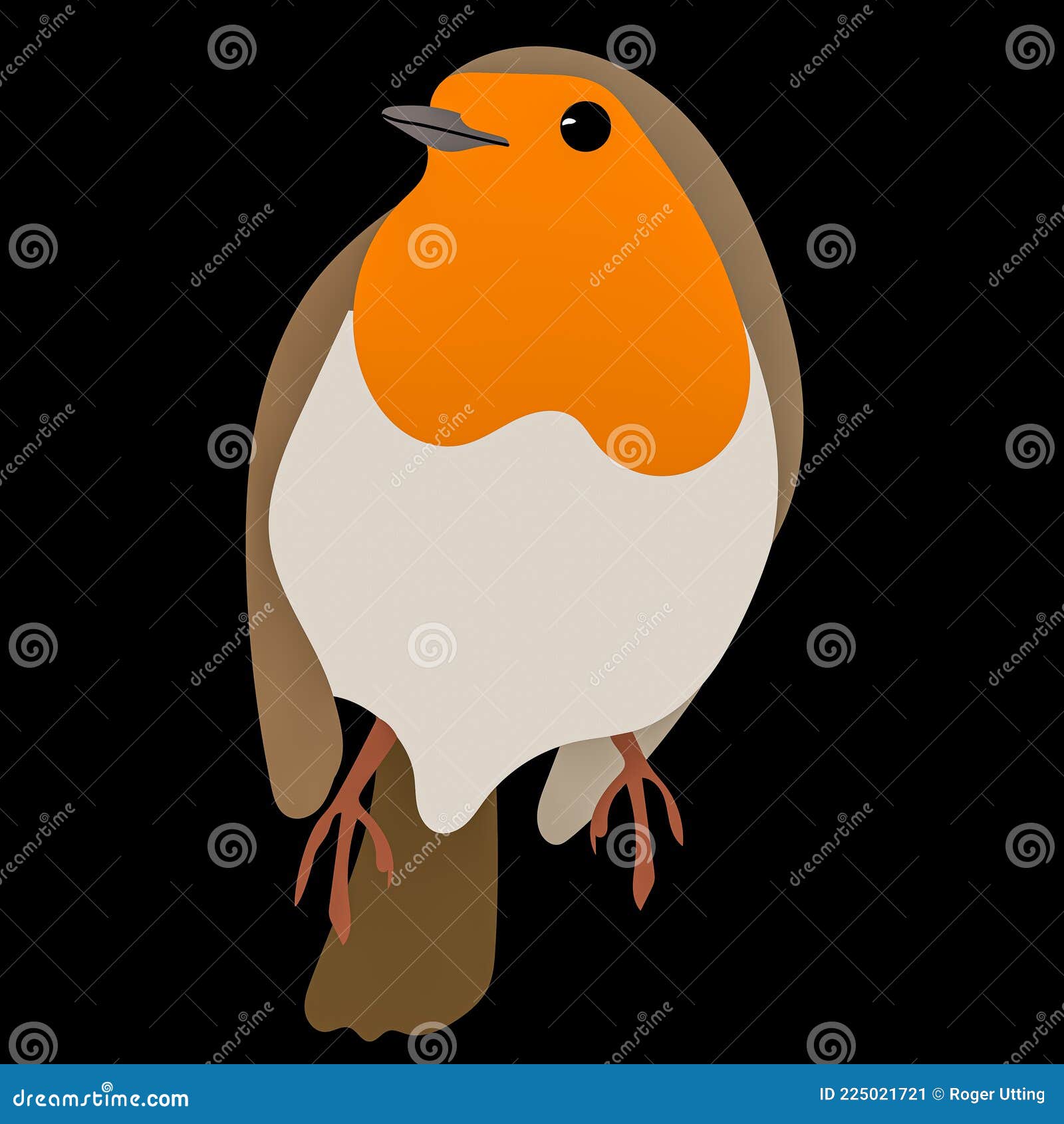 Robin graphic icon stock illustration. Illustration of accent - 225021721