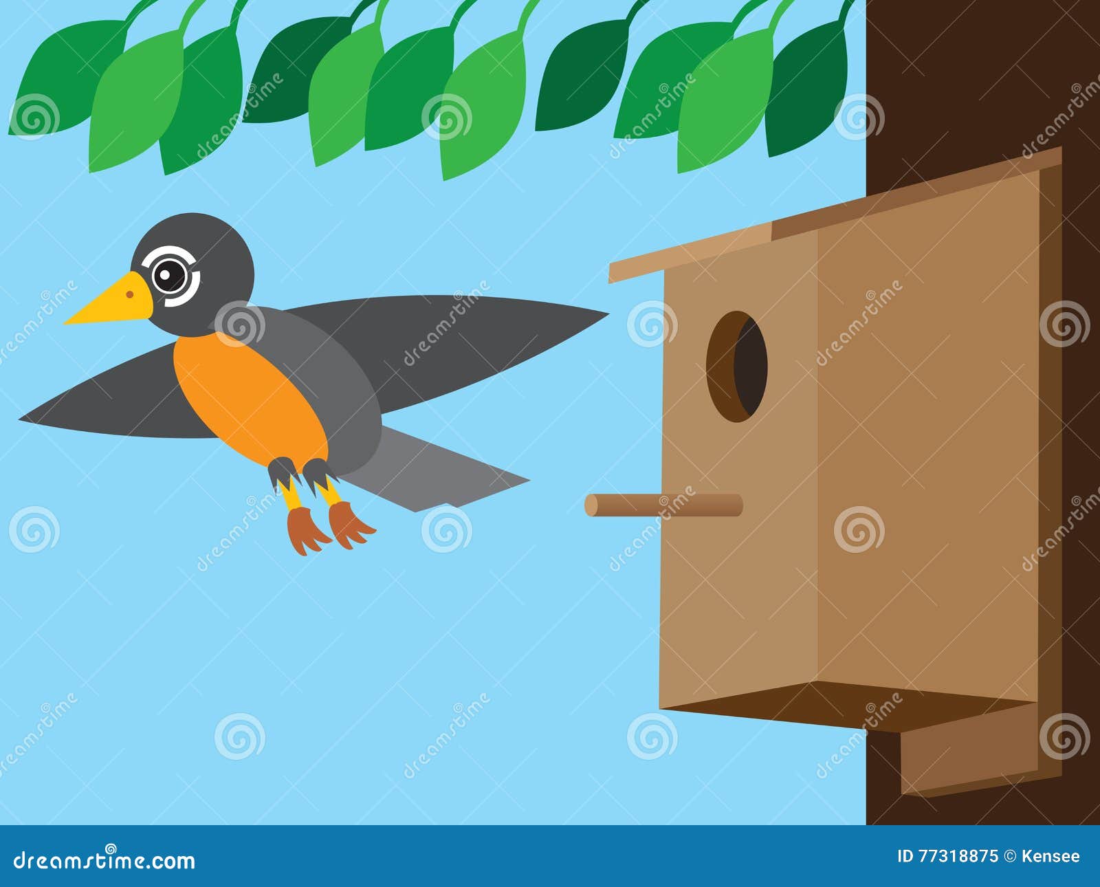 Flying Robin Animation Sprite Sheet Cartoon Vector | CartoonDealer.com ...