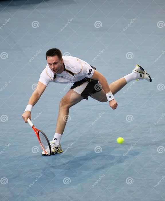 Robin Soderling (SWE) at BNP Masters 2009 Editorial Photography - Image ...