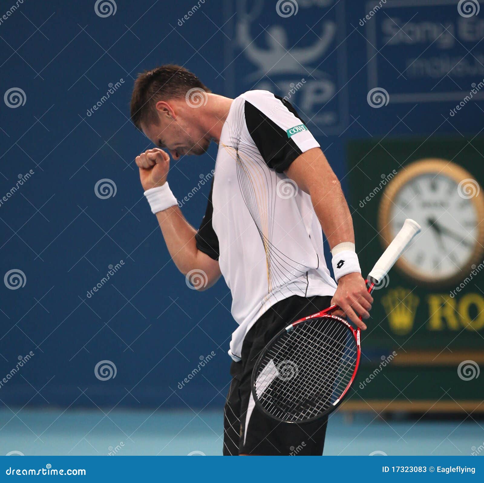 Robin Soderling of Sweden editorial stock photo. Image of international ...