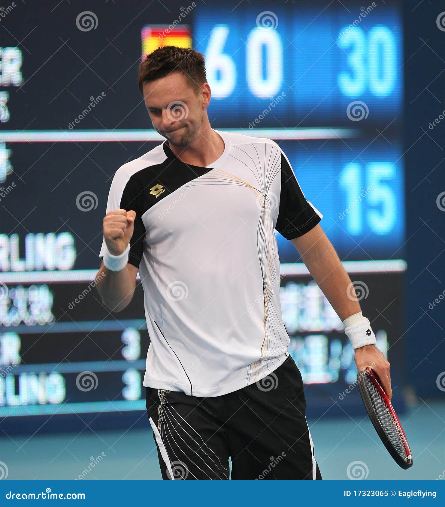 Robin Soderling of Sweden Celebrates a Point Editorial Image - Image of ...