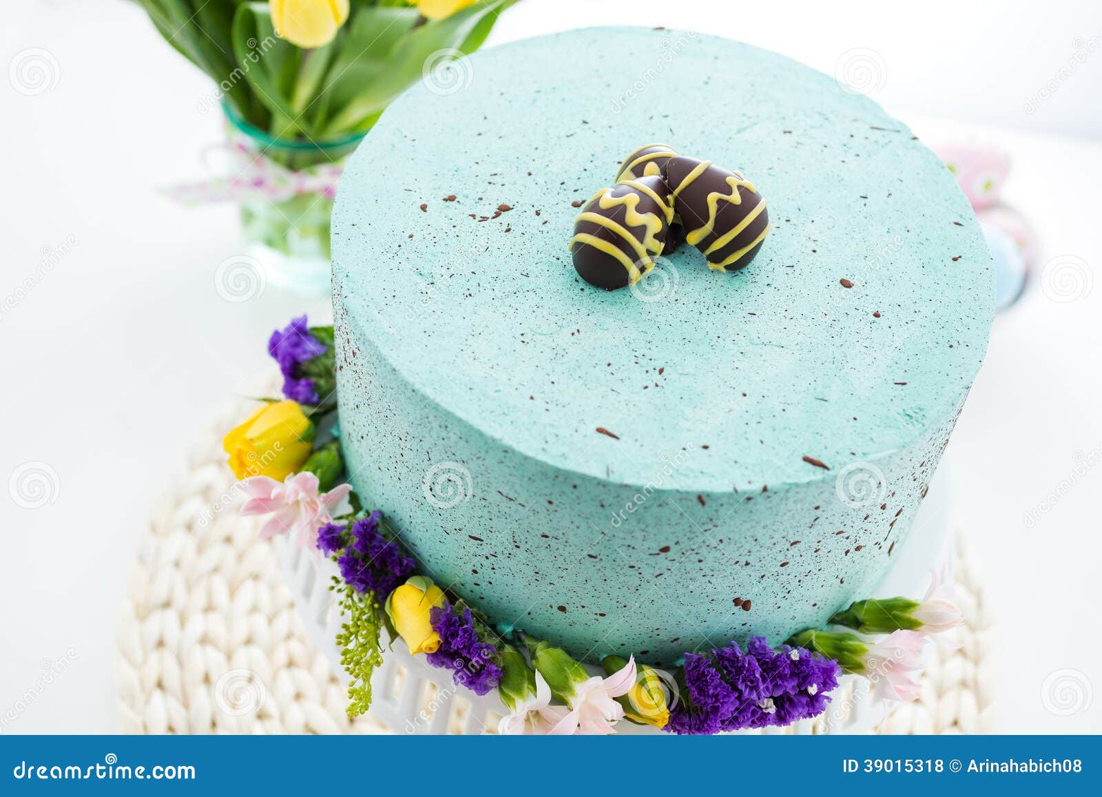 Robins egg cake stock photo. Image of dessert, gourmet - 39015318