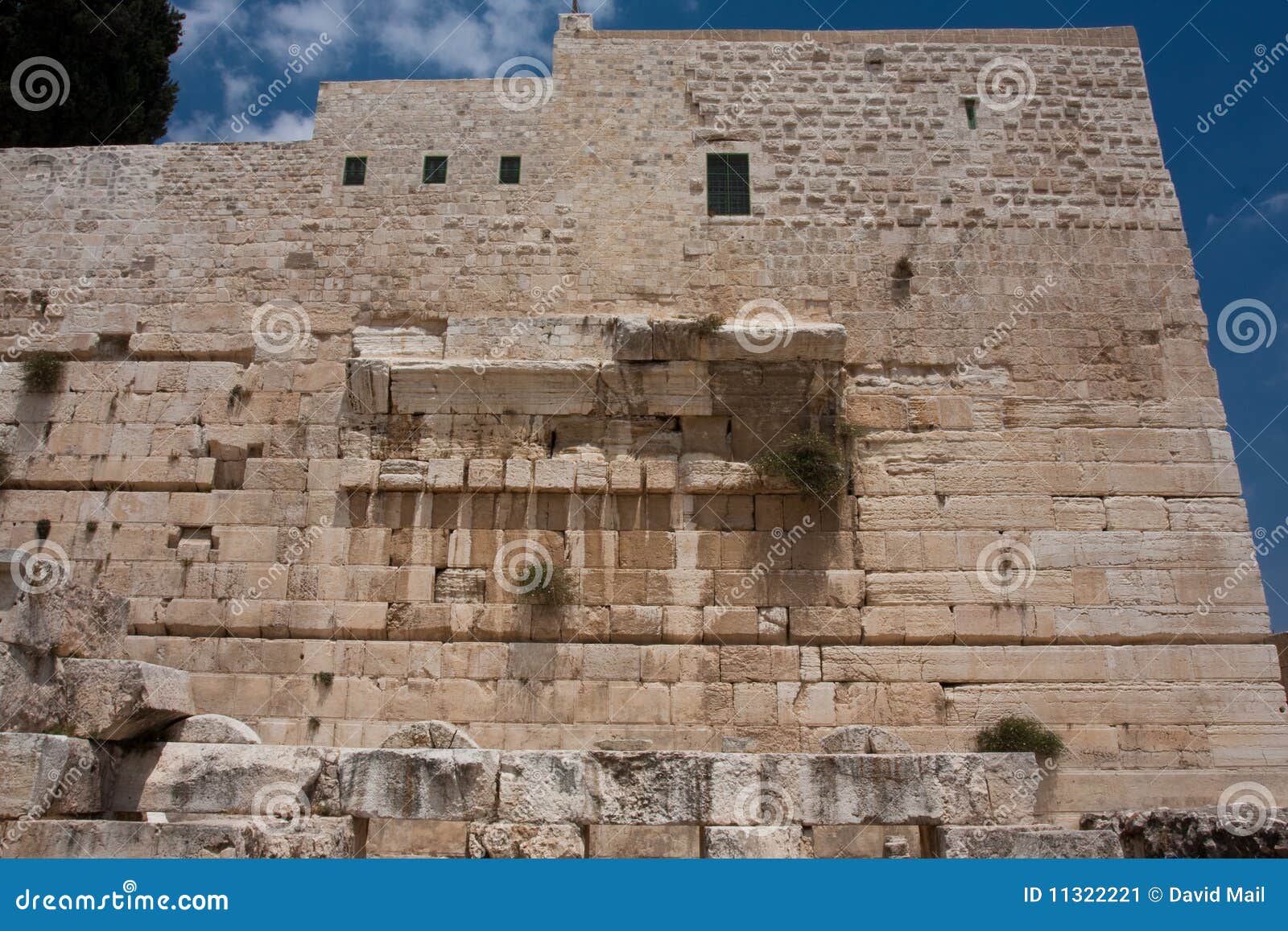 Robinson Arc, Second Jewish Temple, Jerusalem Stock Image - Image of ...