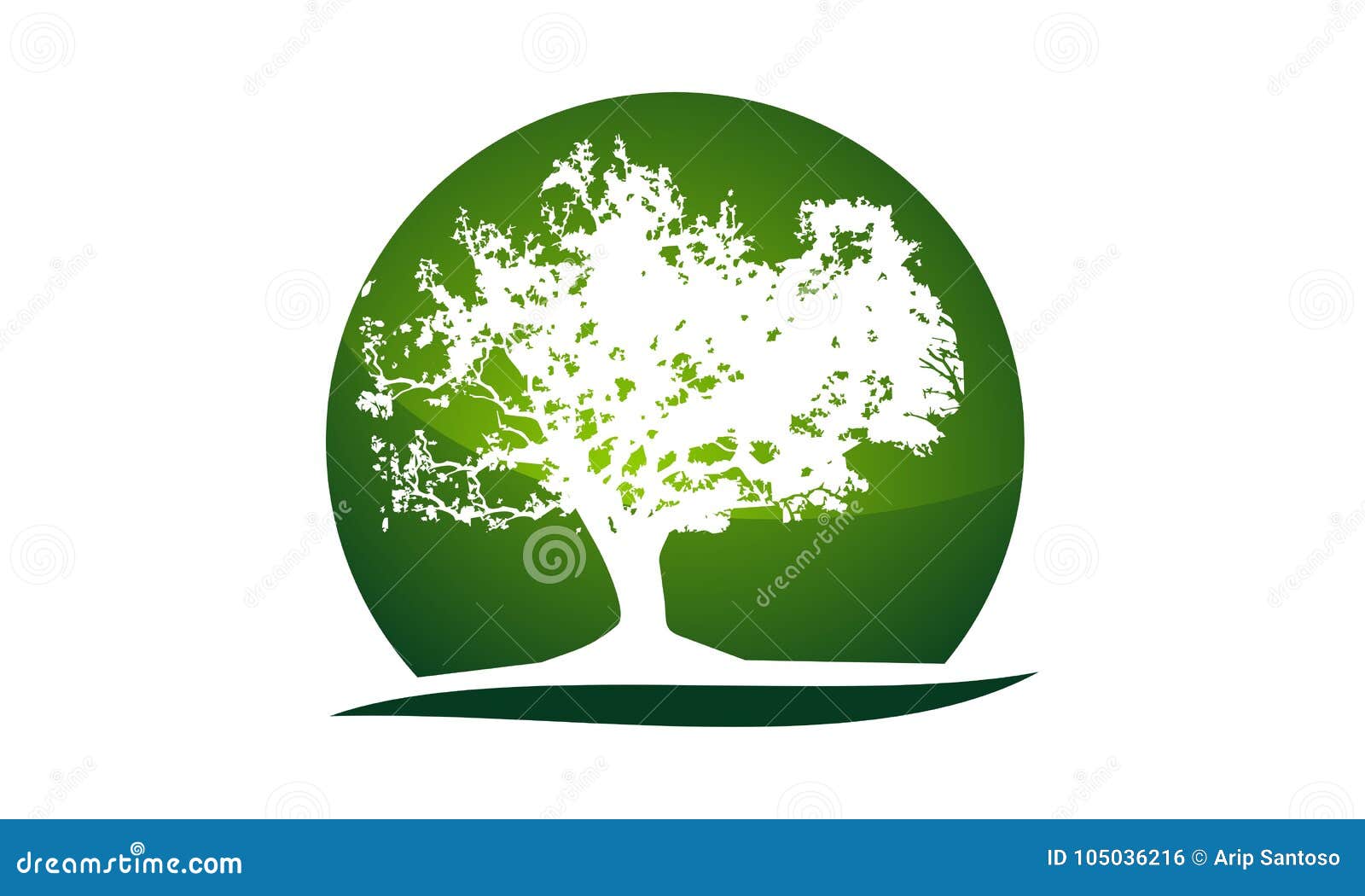 Roble Logo Design Template ilustración del vector. Ilustración de ...