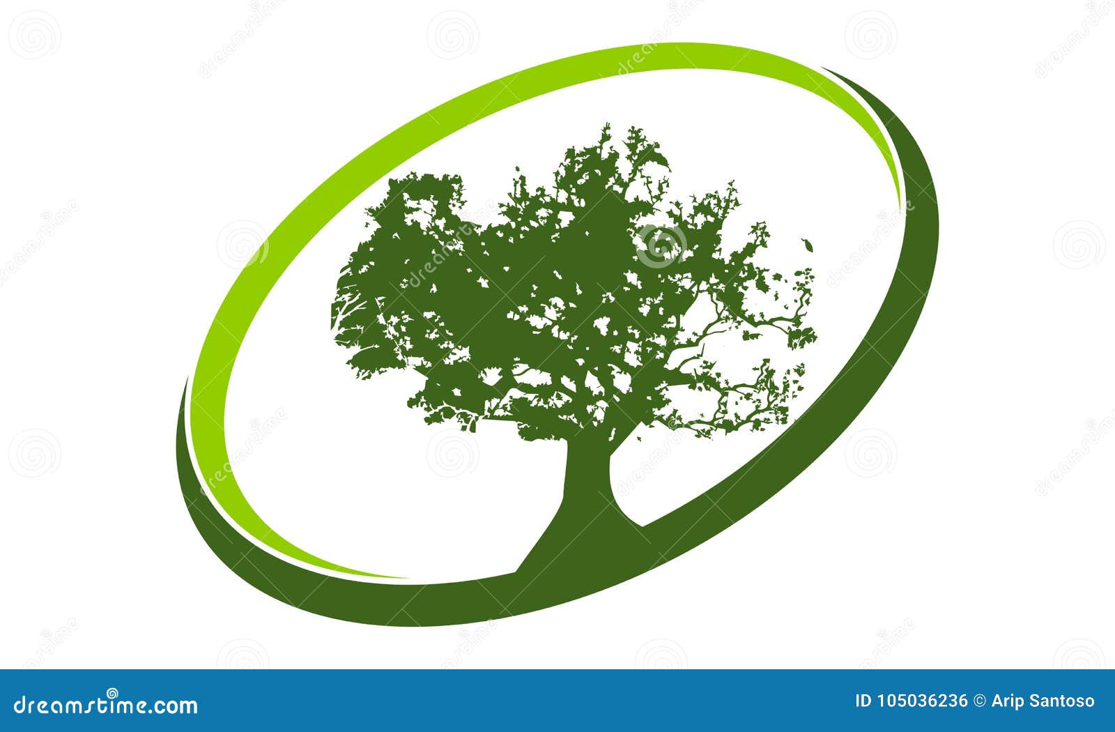 Roble Logo Design Template ilustración del vector. Ilustración de ...