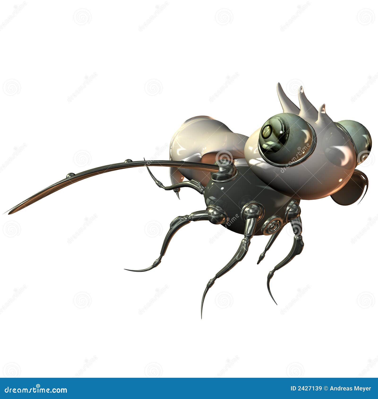 Robo Bug stock illustration. Illustration of fair, hair - 2427139