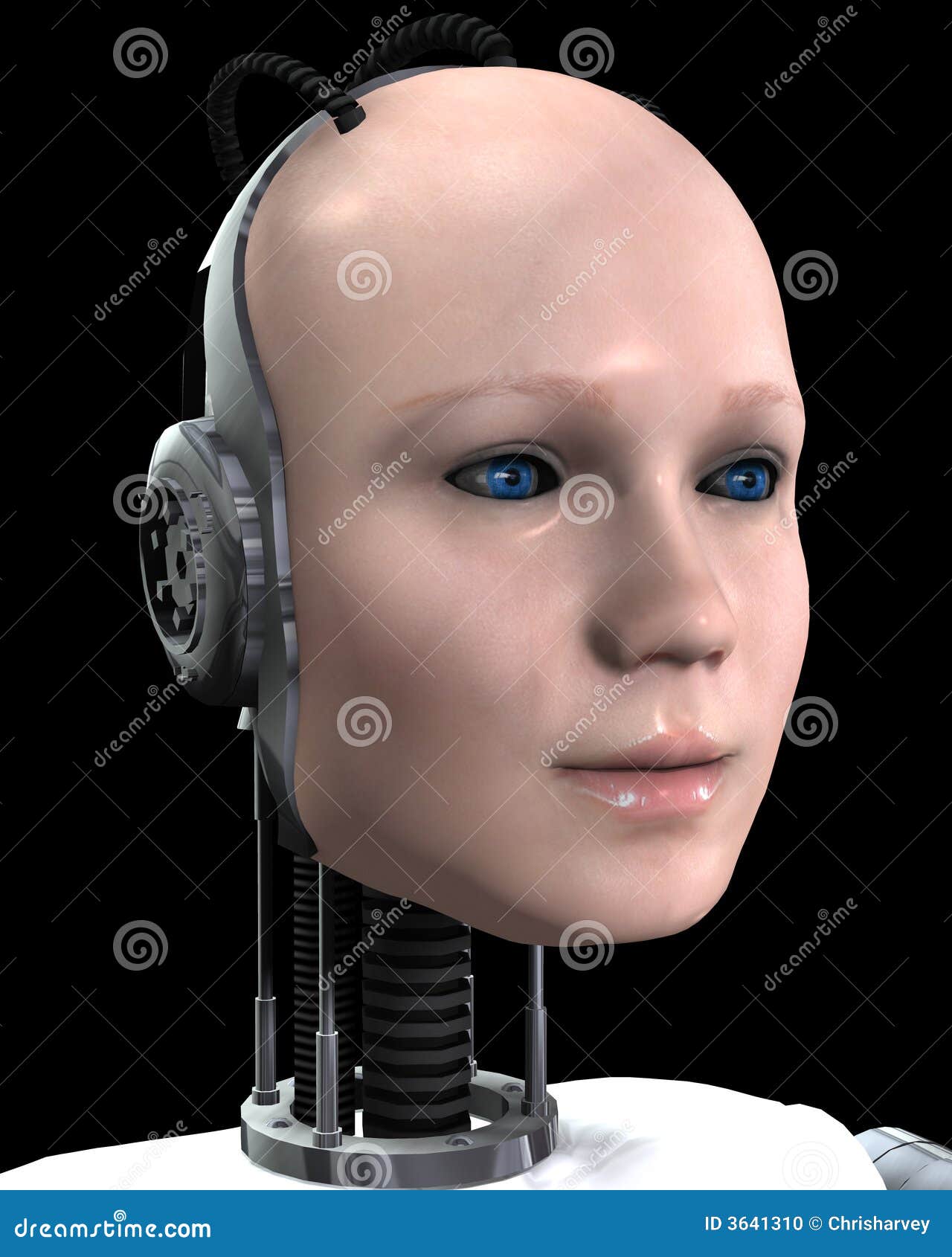 Robo Women 3 stock illustration. Illustration of render - 3641310