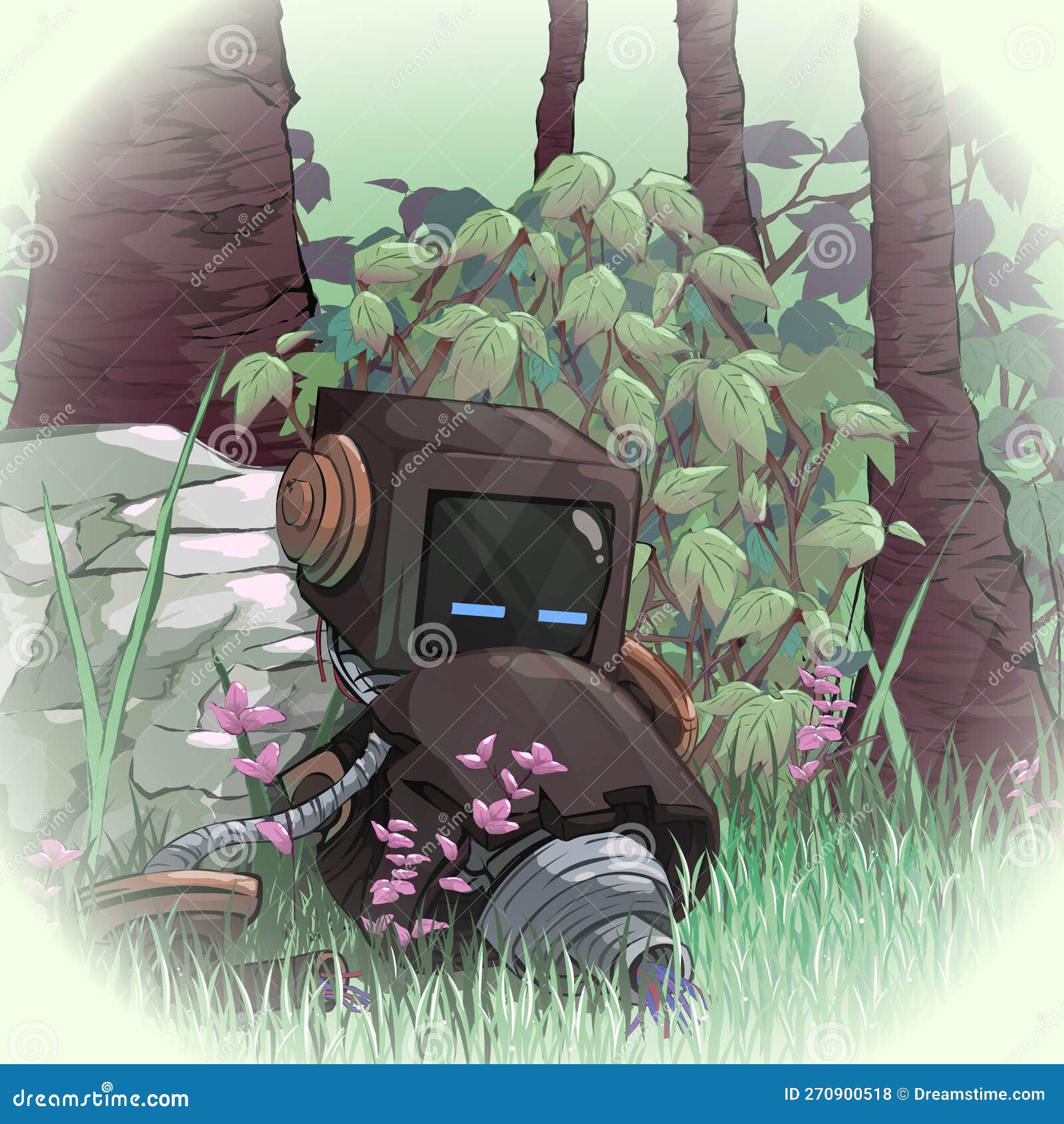 Robot Dead Flowers Stock Illustrations – 12 Robot Dead Flowers Stock ...