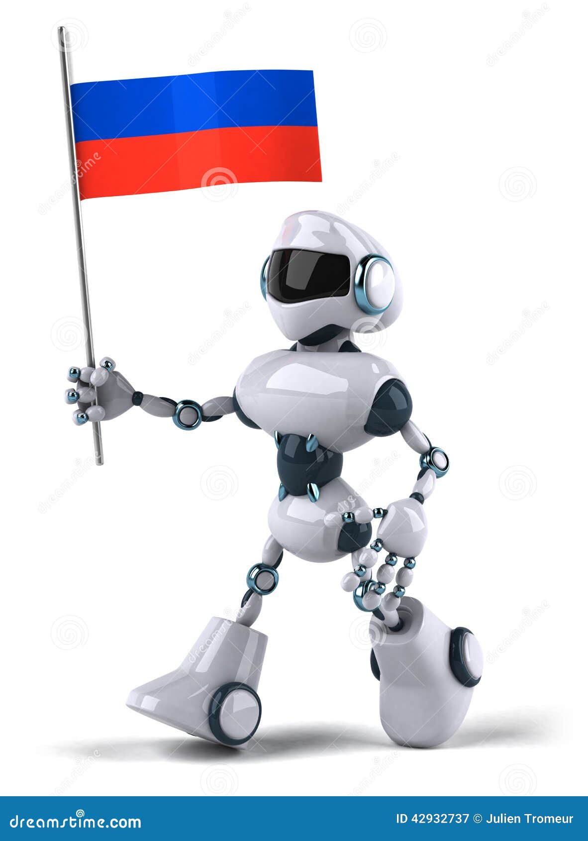 Robot stock illustration. Illustration of russia, metal - 42932737