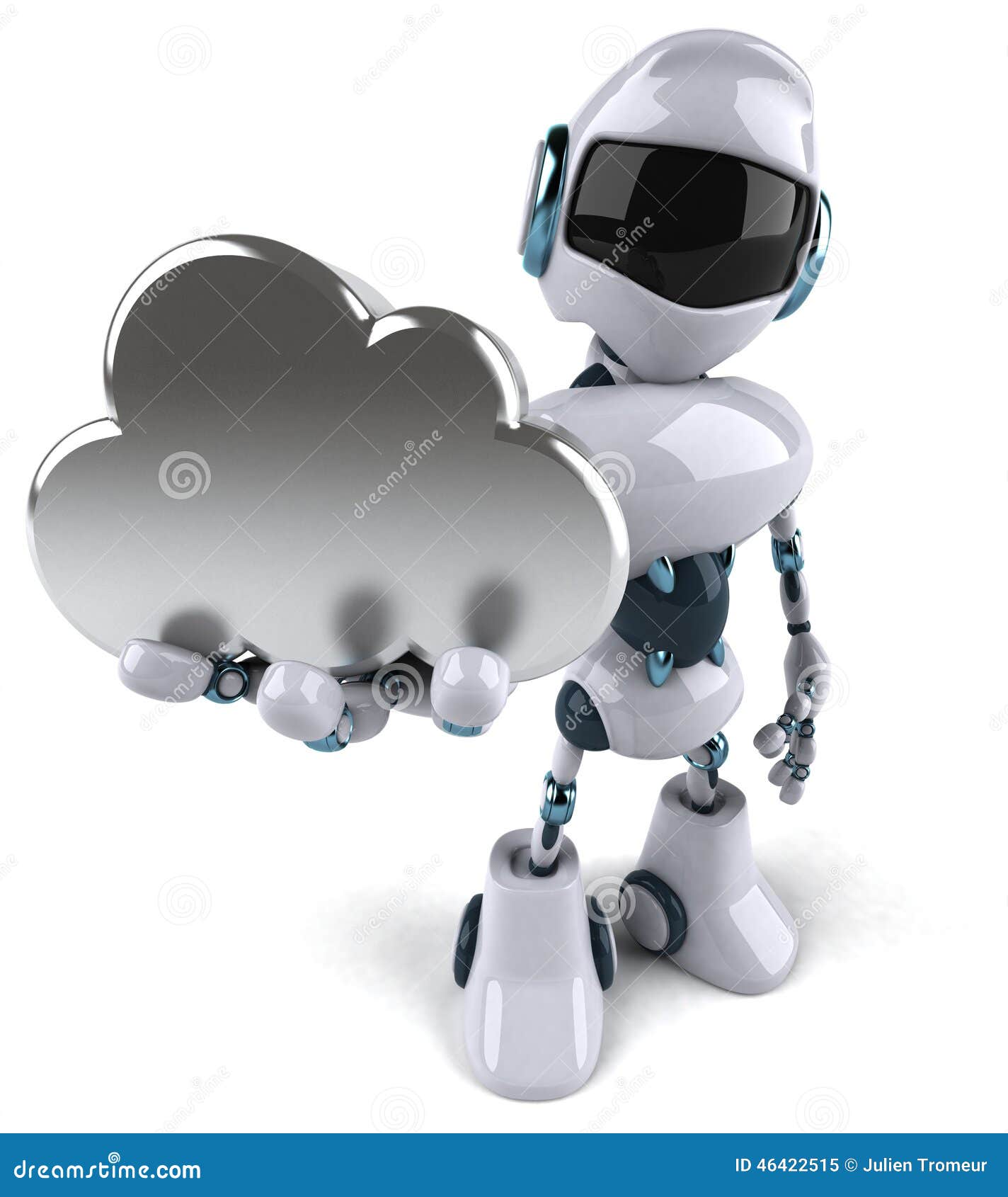 Robot stock illustration. Illustration of weather, concept - 46422515