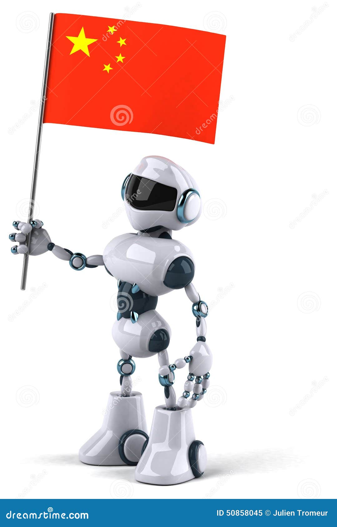 Robot stock illustration. Illustration of china, technology - 50858045