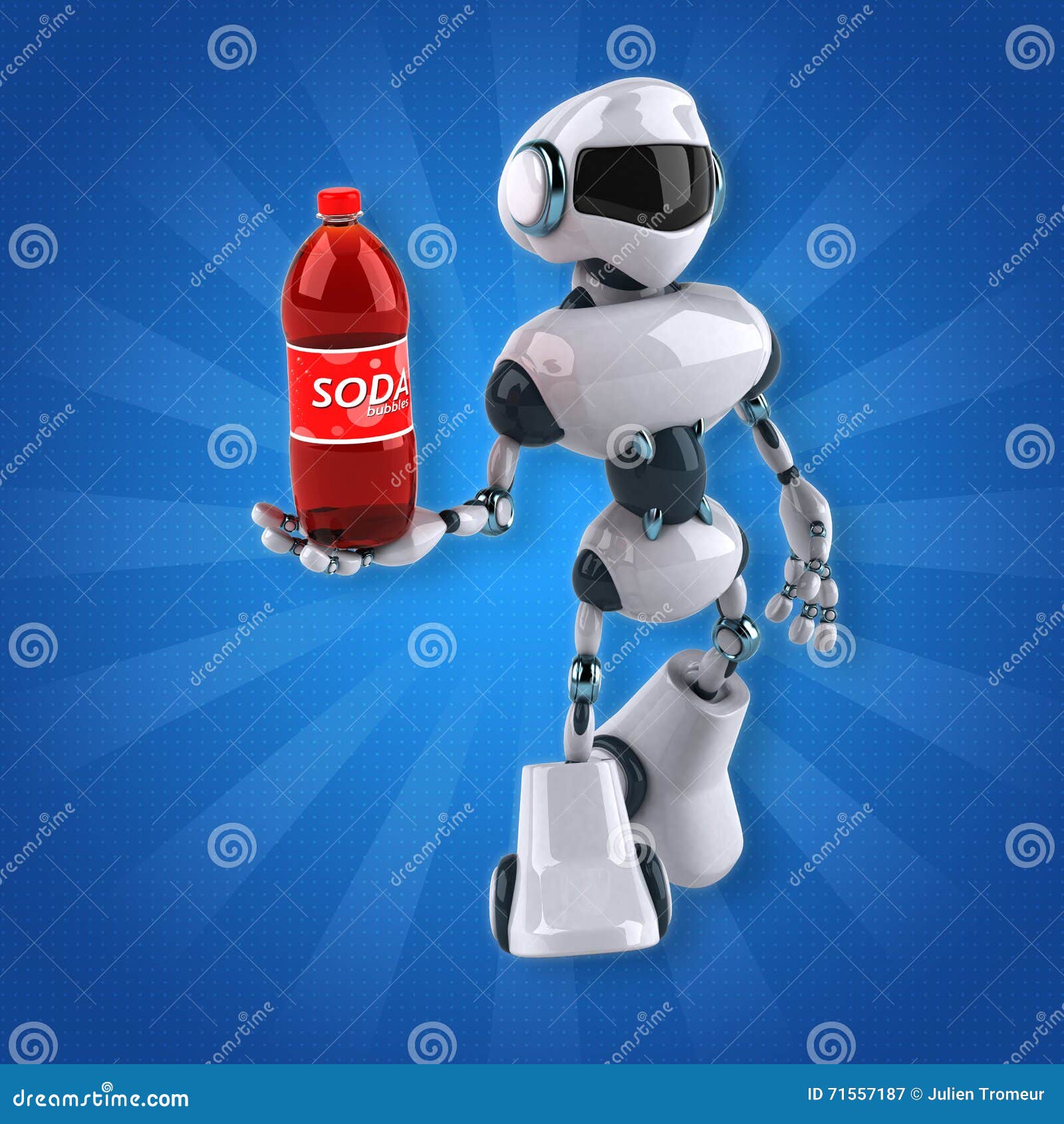 Robot stock illustration. Illustration of future, robot - 71557187