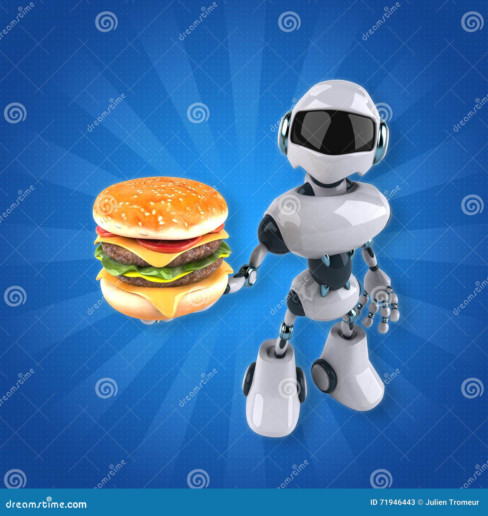 Robot stock illustration. Illustration of diet, concept - 71946443