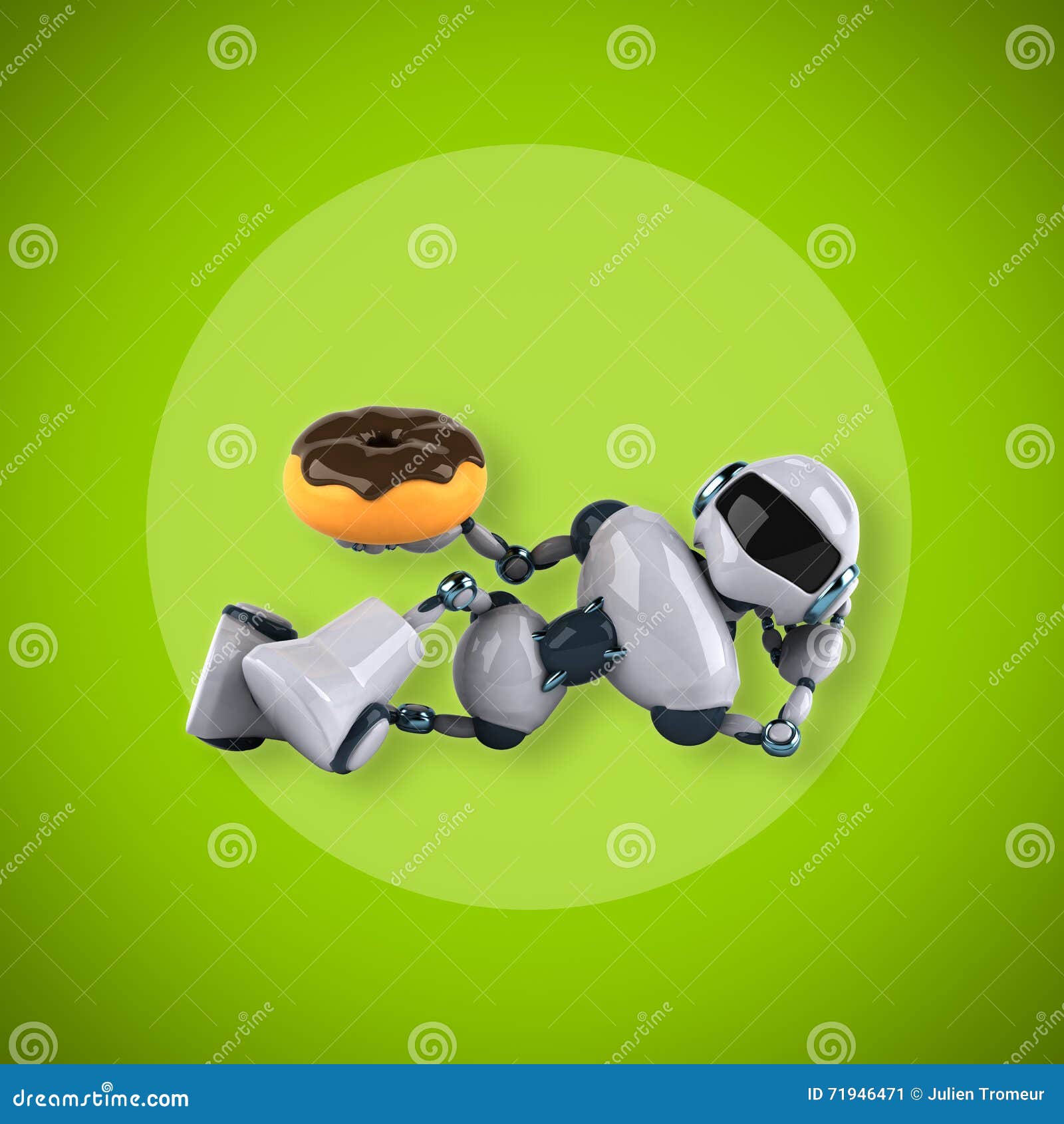 Robot stock illustration. Illustration of robot, diet - 71946471