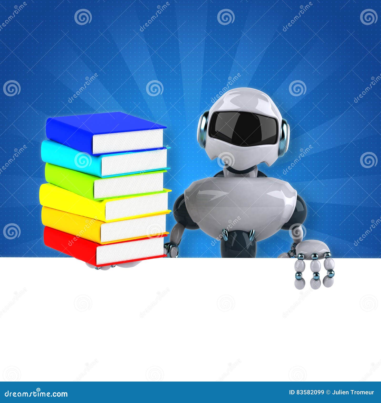 Robot stock illustration. Illustration of science, automation - 83582099