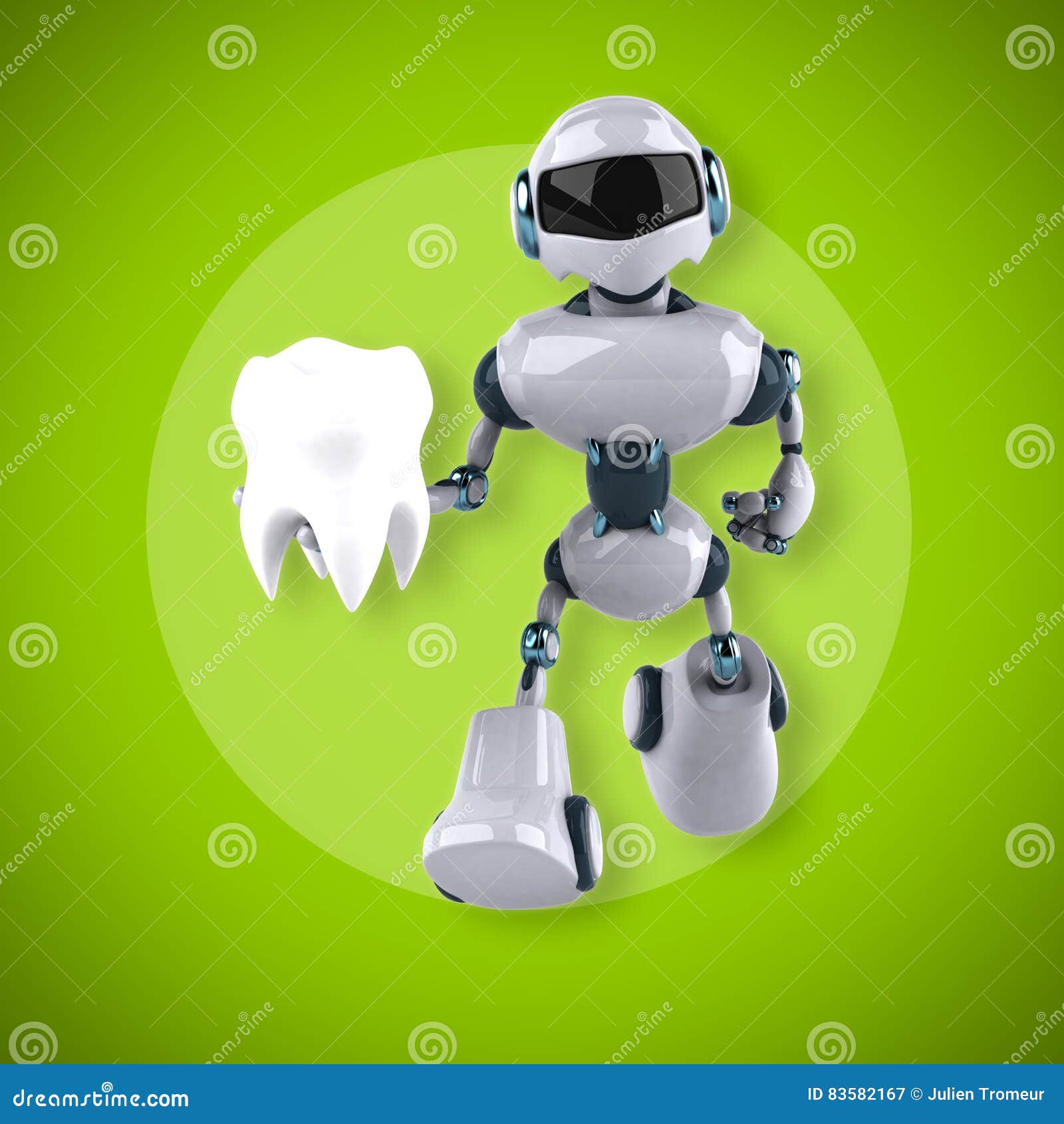 Robot stock illustration. Illustration of teeth, tooth - 83582167