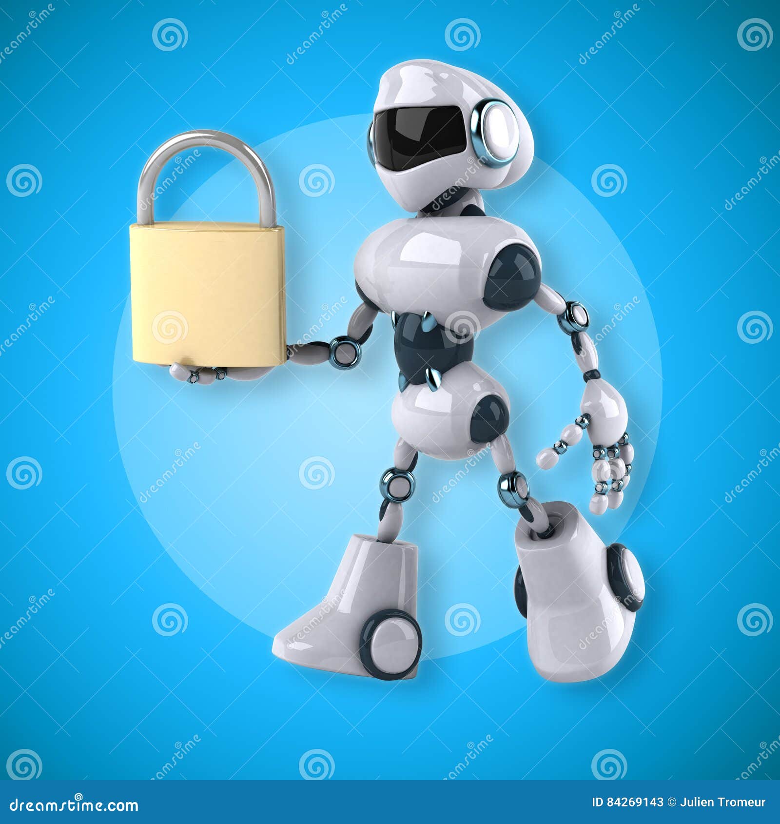 Robot stock de ilustración. Ilustración de sistema, virus - 84269143