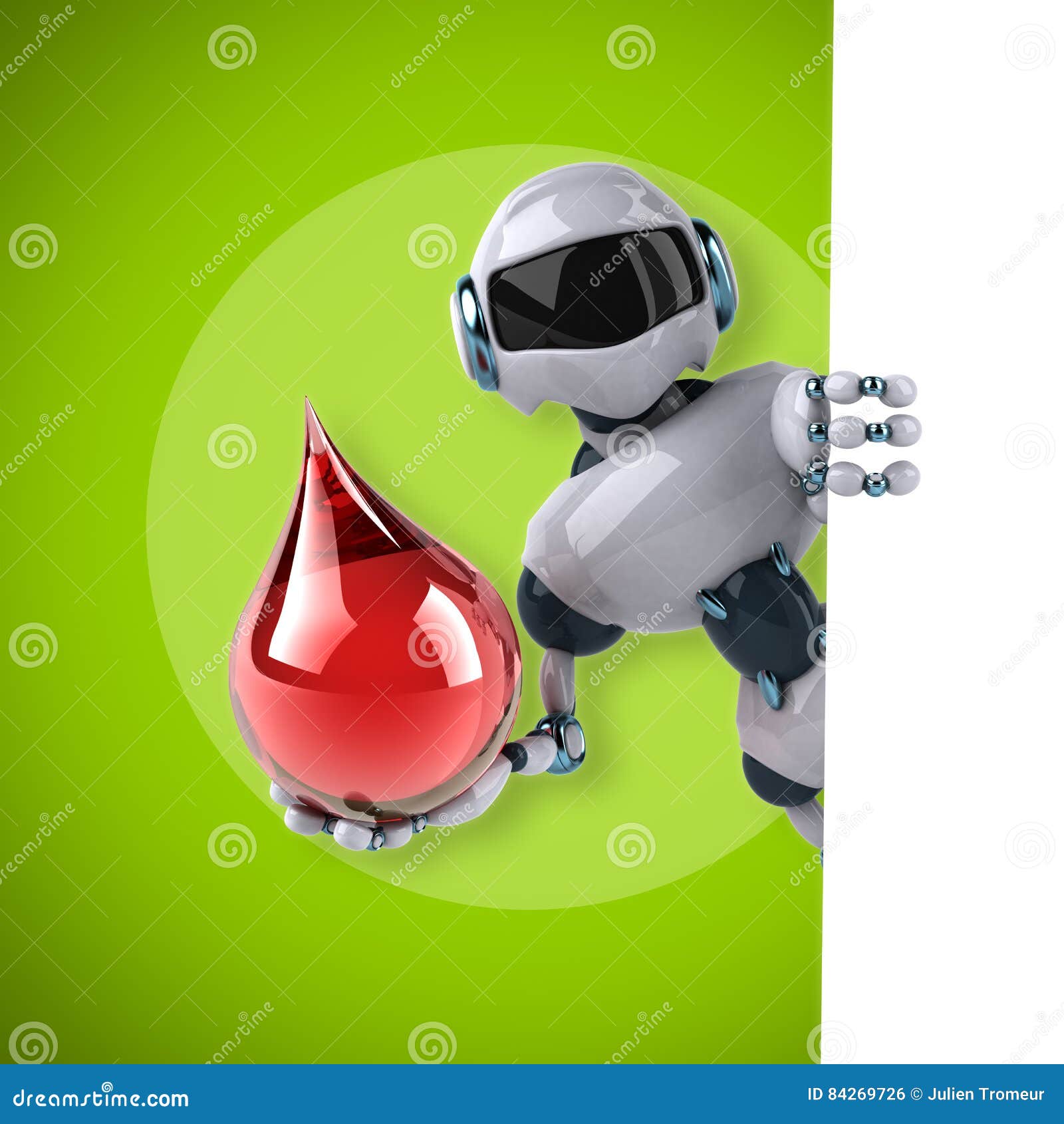 Robot stock illustration. Illustration of future, drop - 84269726