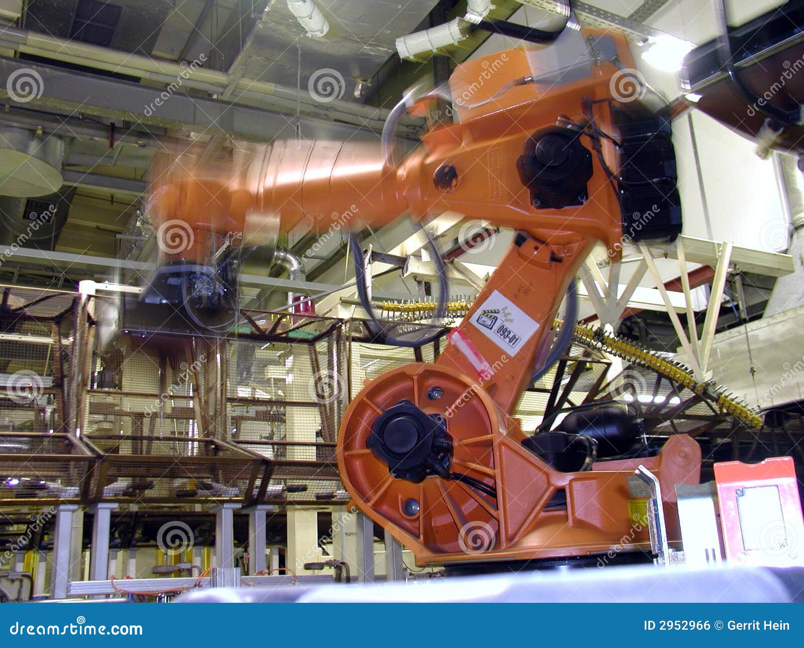 Robot in action stock photo. Image of motor, plant, equipment - 2952966