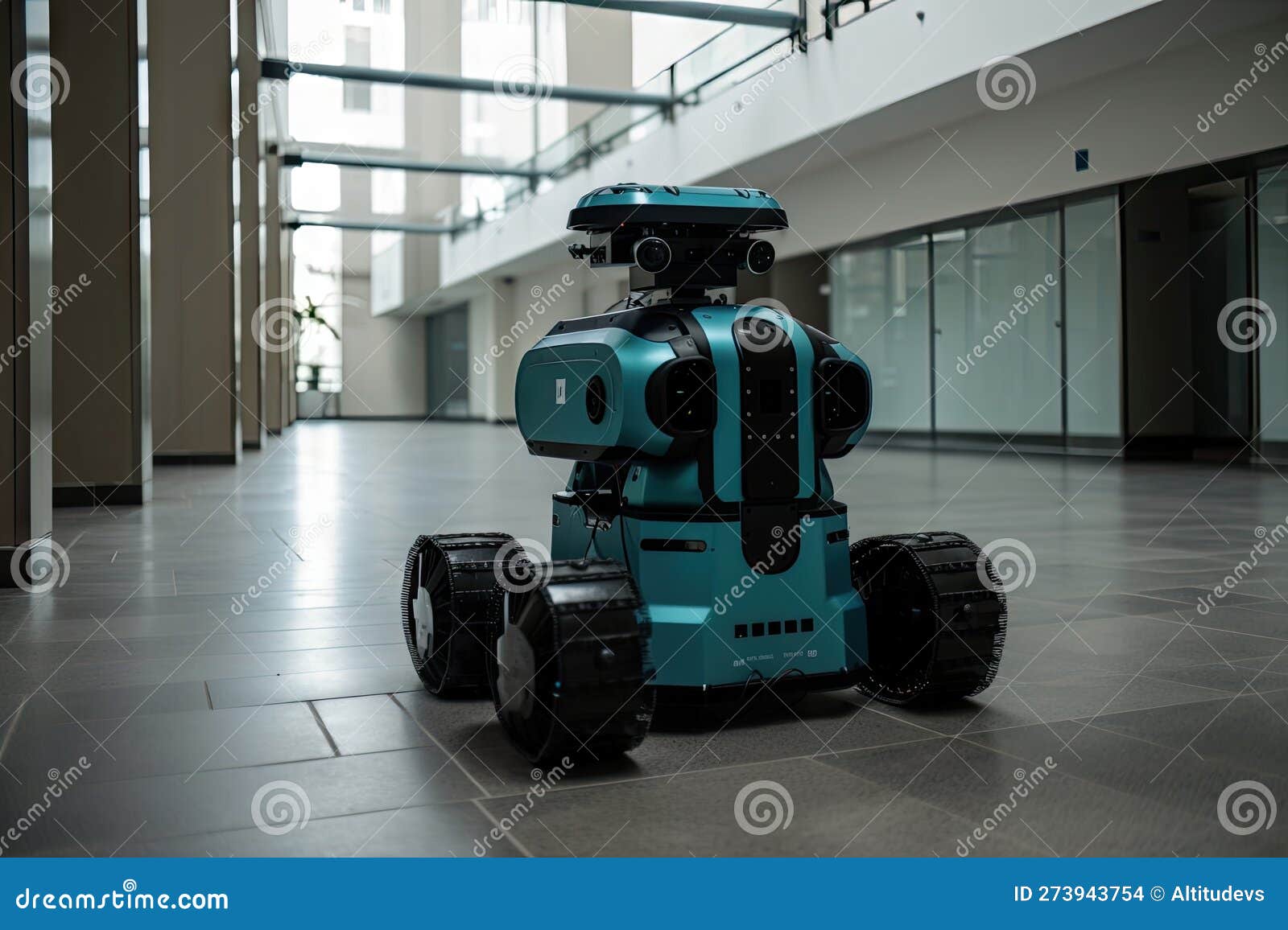 Robot, with Advanced Sensors and Cameras for Seamless Navigation in ...