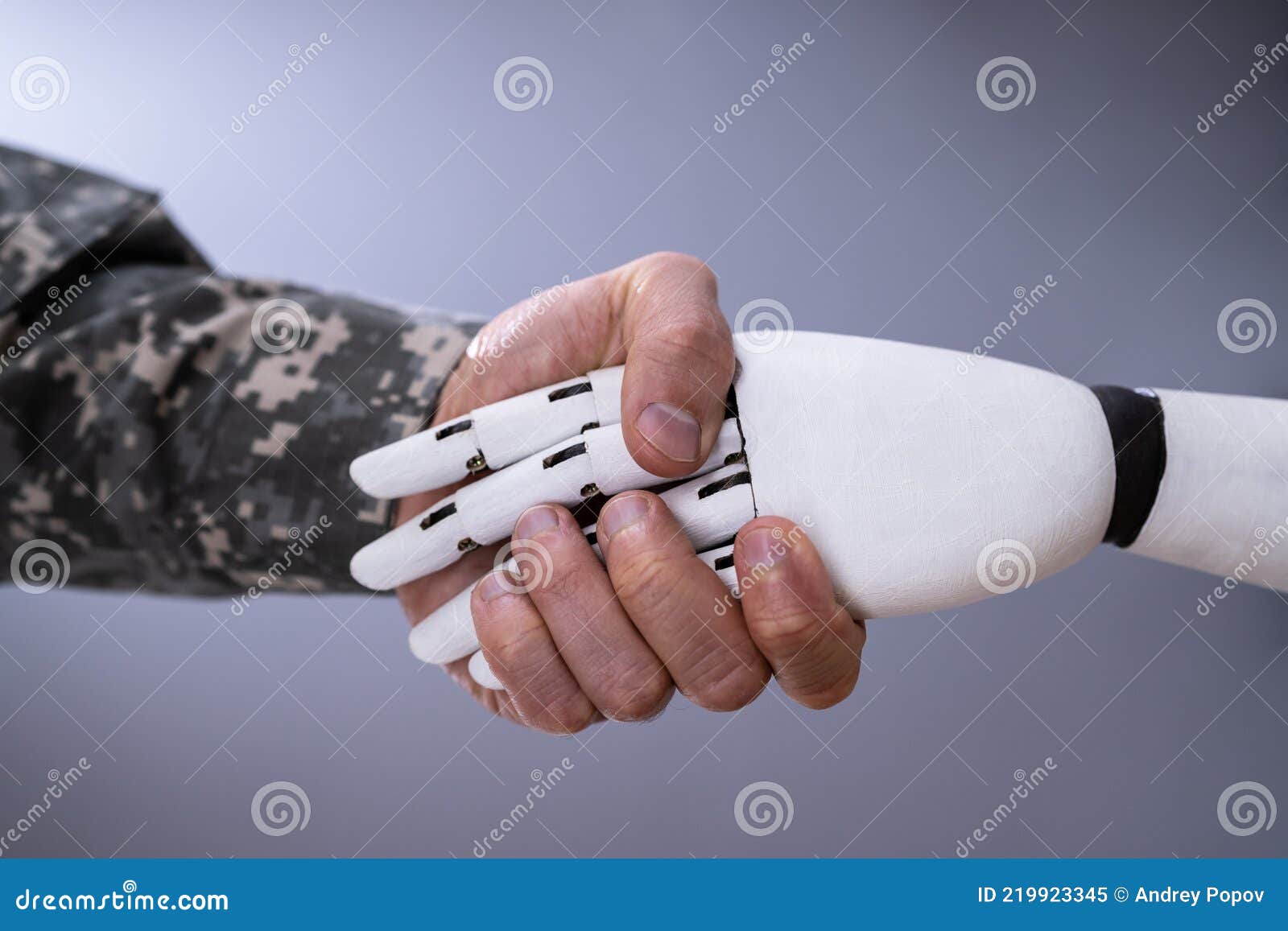 Robot AI Hand Handshake stock image. Image of code, solider - 219923345