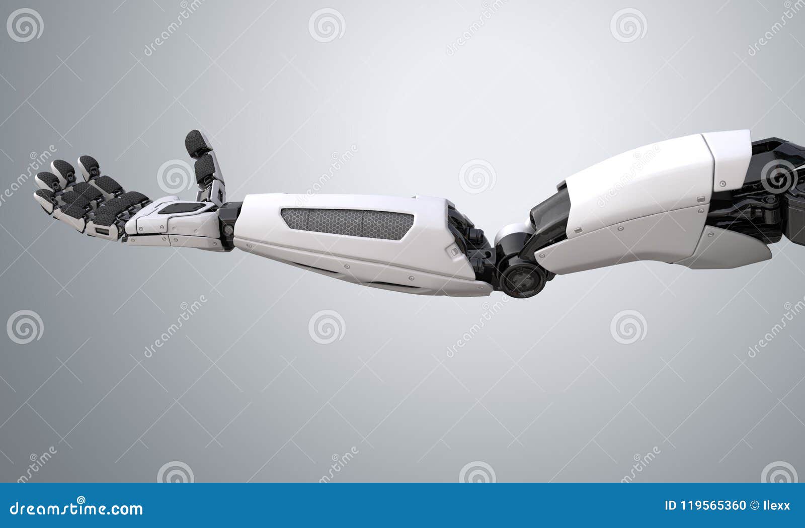 Robot android arm stock illustration. Illustration of horizontal ...