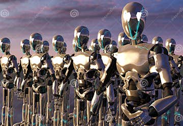 Robot android army stock photo. Image of android, machinery - 62545912