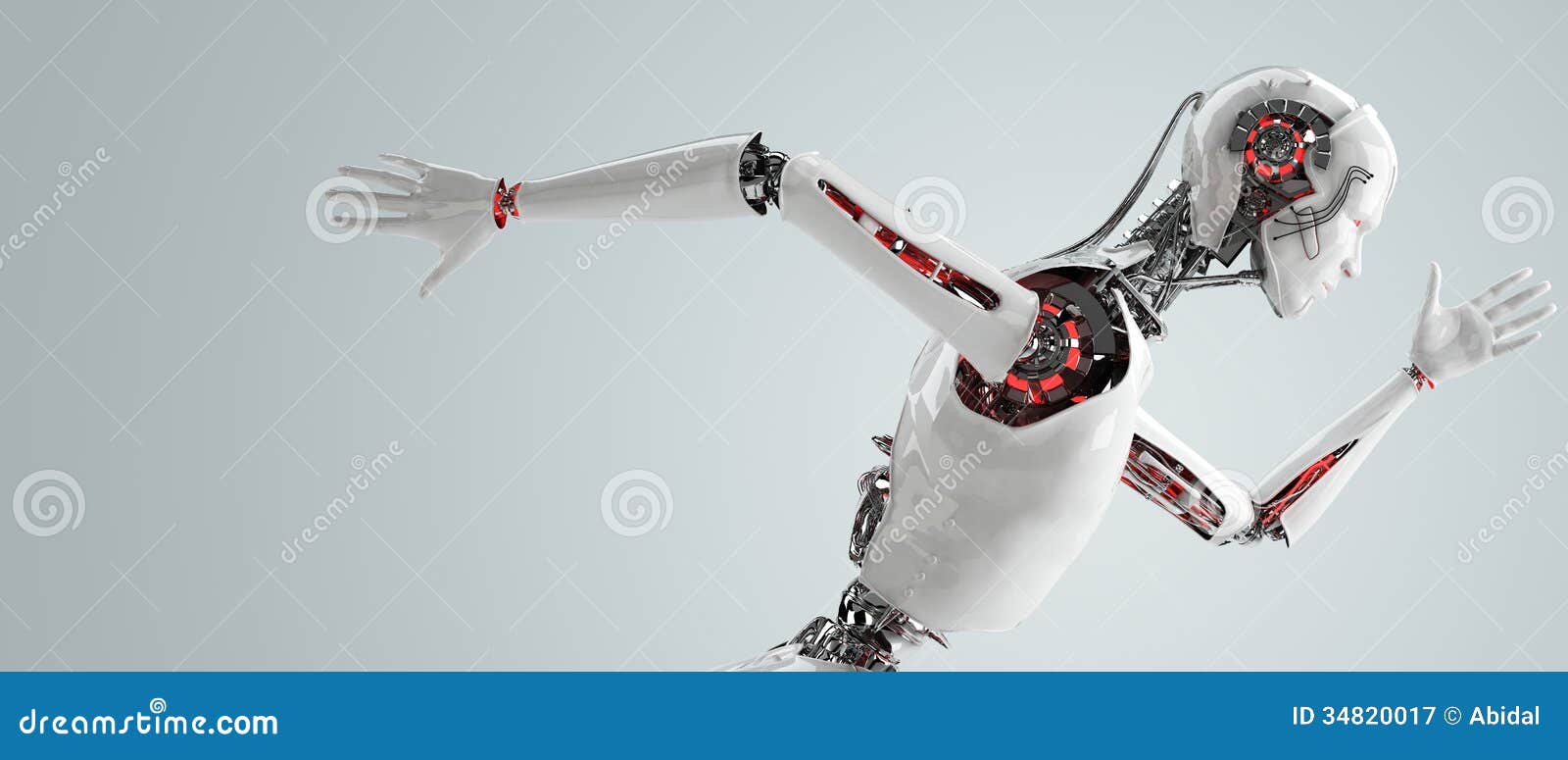 Running Android Robot Royalty-Free Stock Image | CartoonDealer.com ...