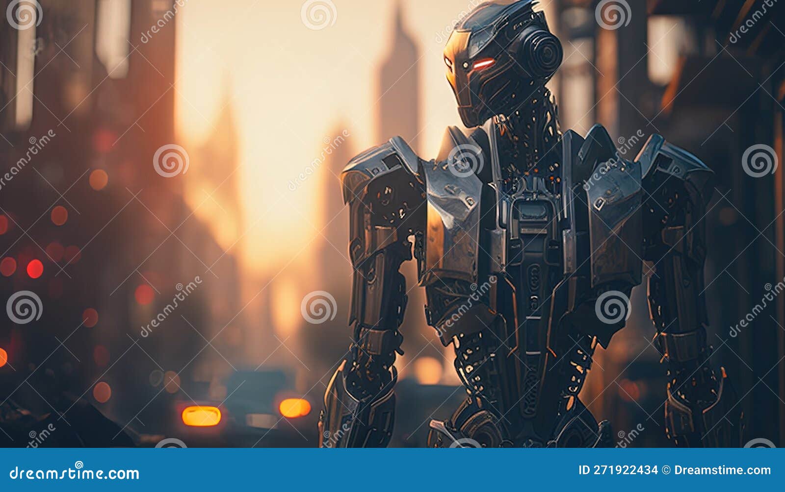 Robot Apocalypse Dystopia Royalty-Free Stock Photography ...