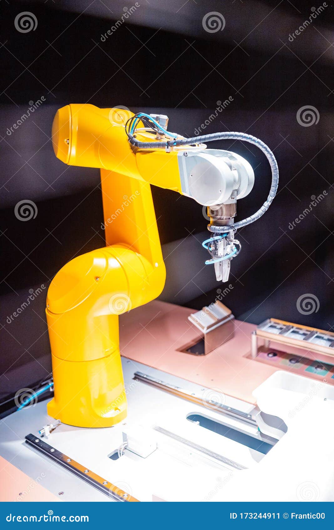 Robot Arm Automated Technology Stock Image - Image of automatic ...