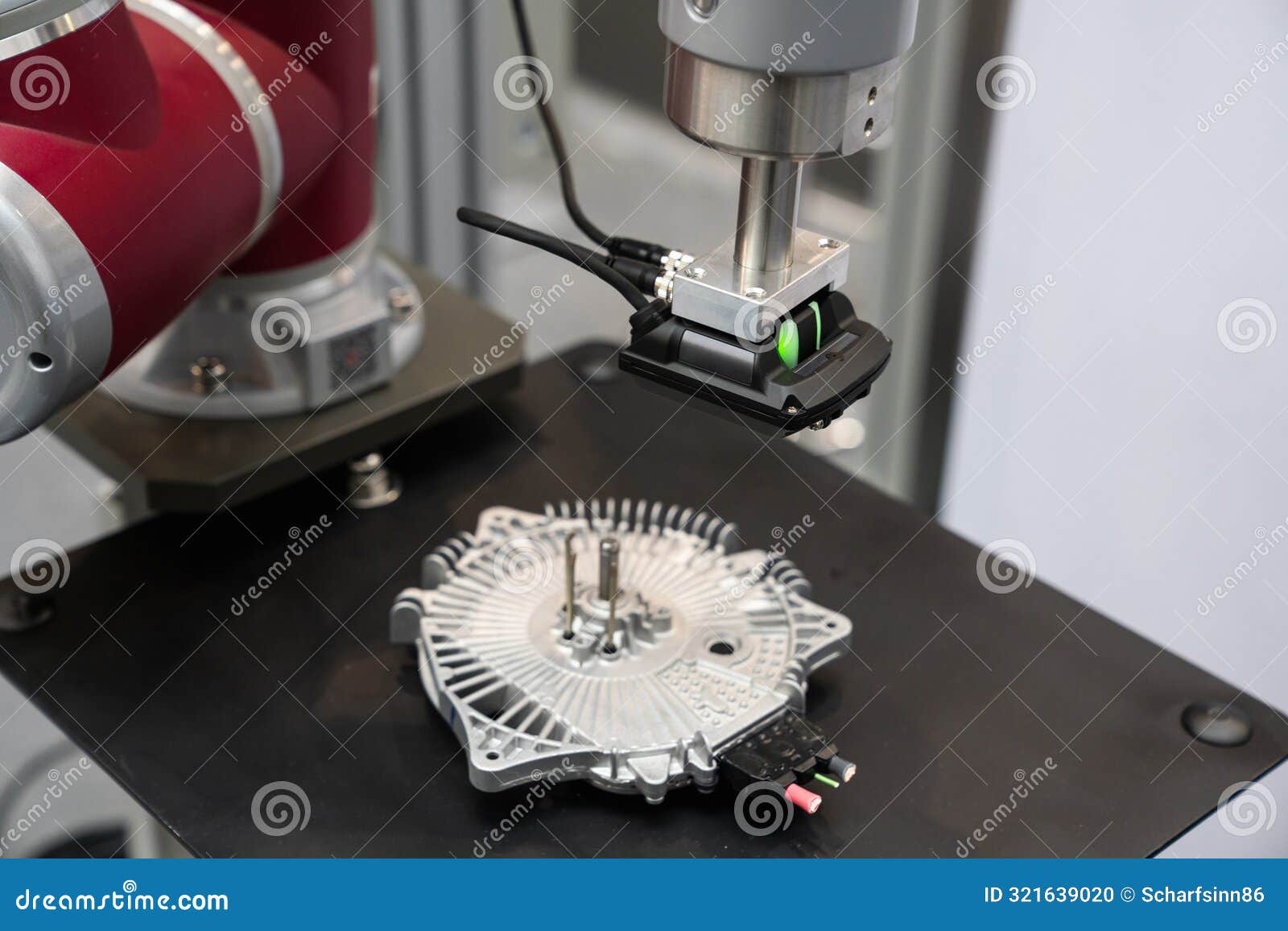 Robot Arm With 3D Scanner. Automated Scanning. Royalty-Free Stock Image ...