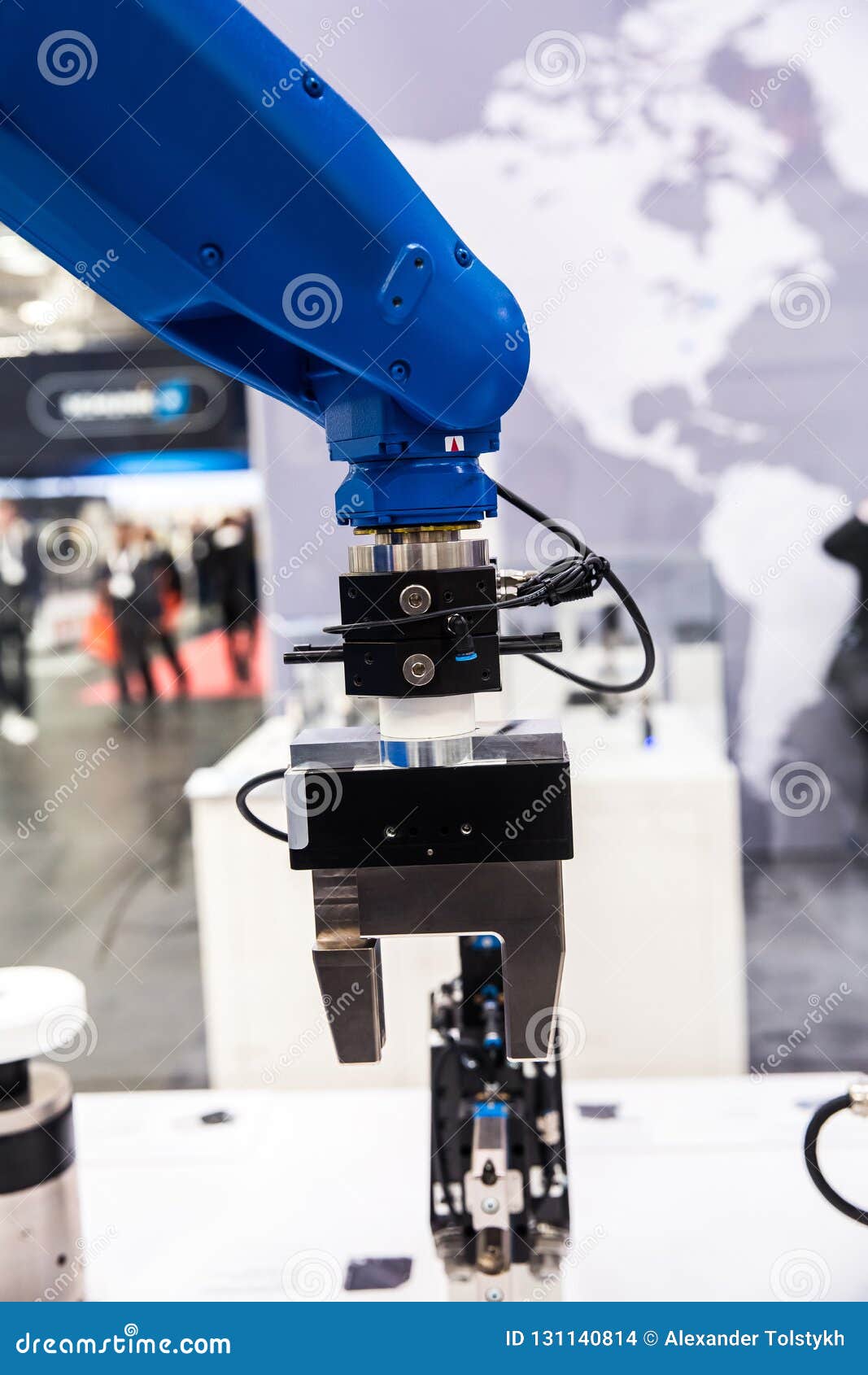 Robot arm hand stock photo. Image of construction, industrial - 131140814