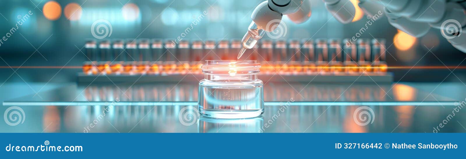 Robot Arm In Laboratory,Medical Robot Machine In Lab,AI Generated ...