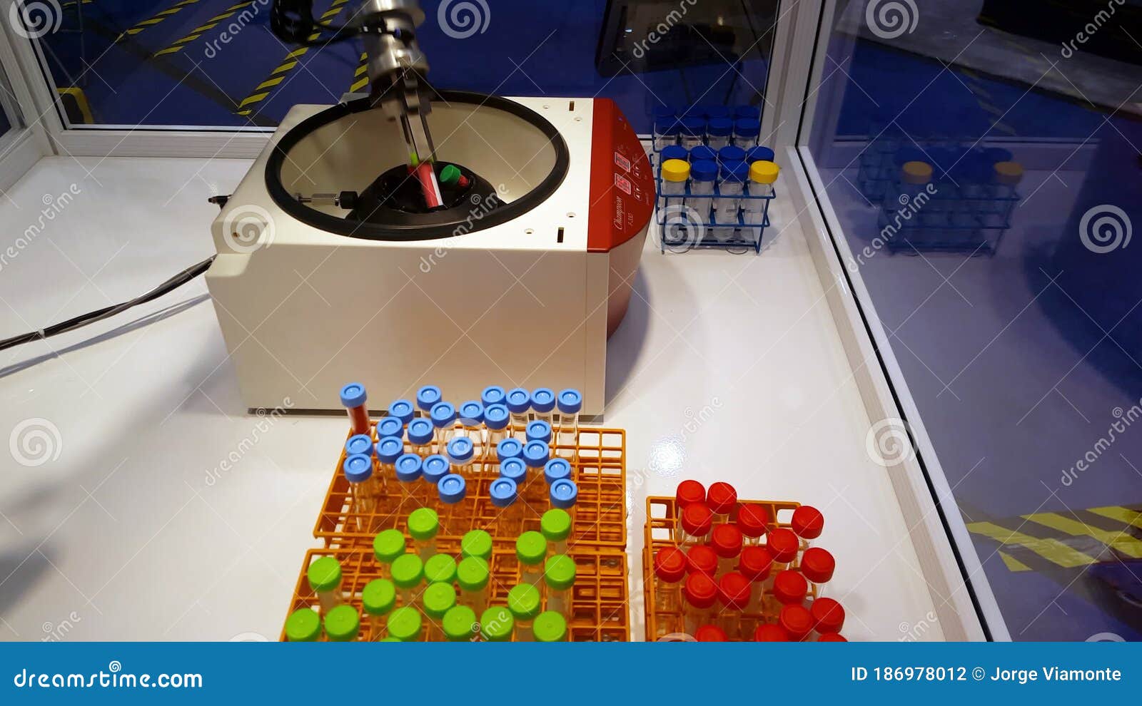 Robot Arm Moving Test Tubes Medicine Lab Samples 4K Stock Footage ...