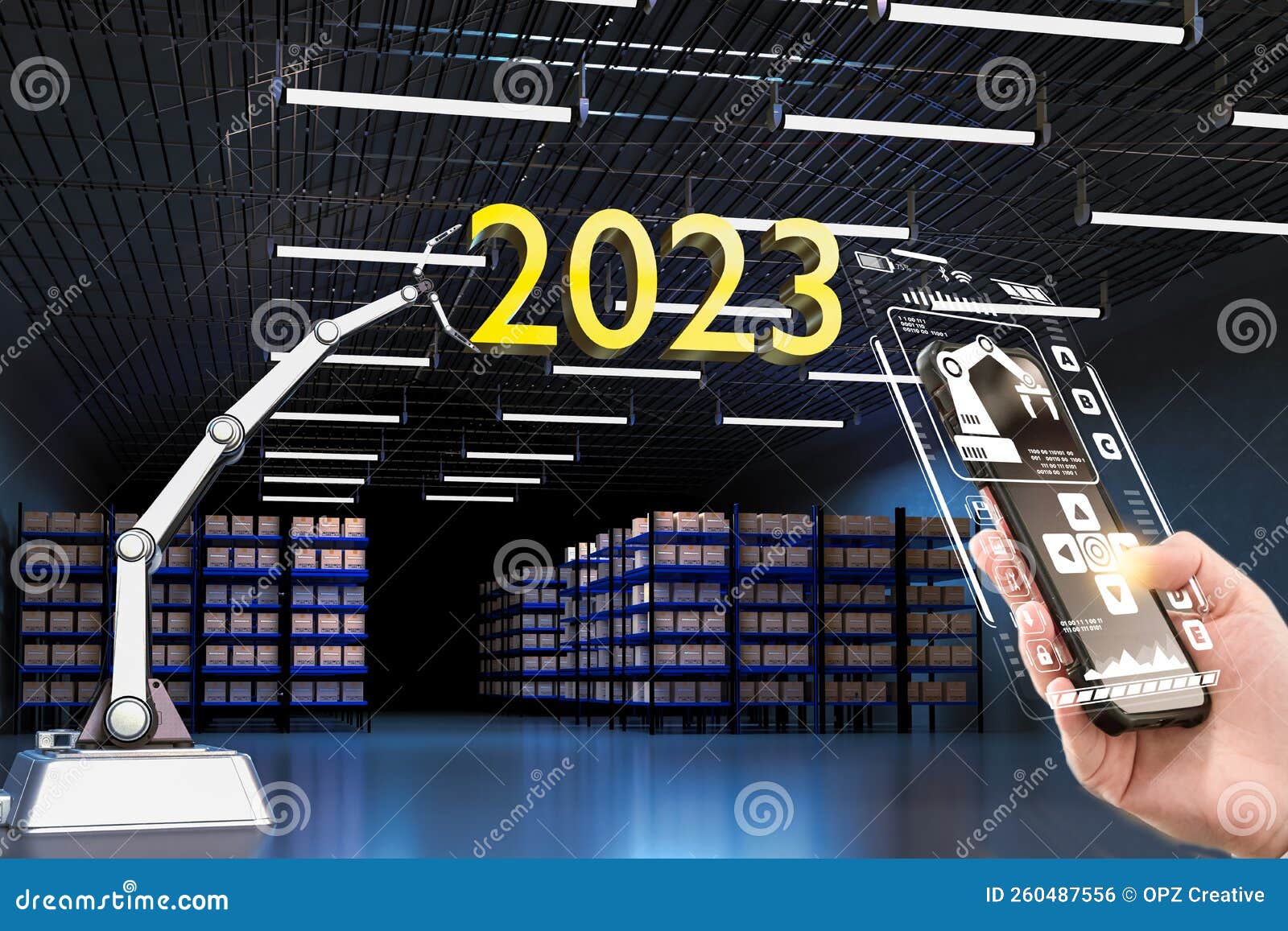 Robot Arm Object for Manufacturing Industry Technology Product Export ...