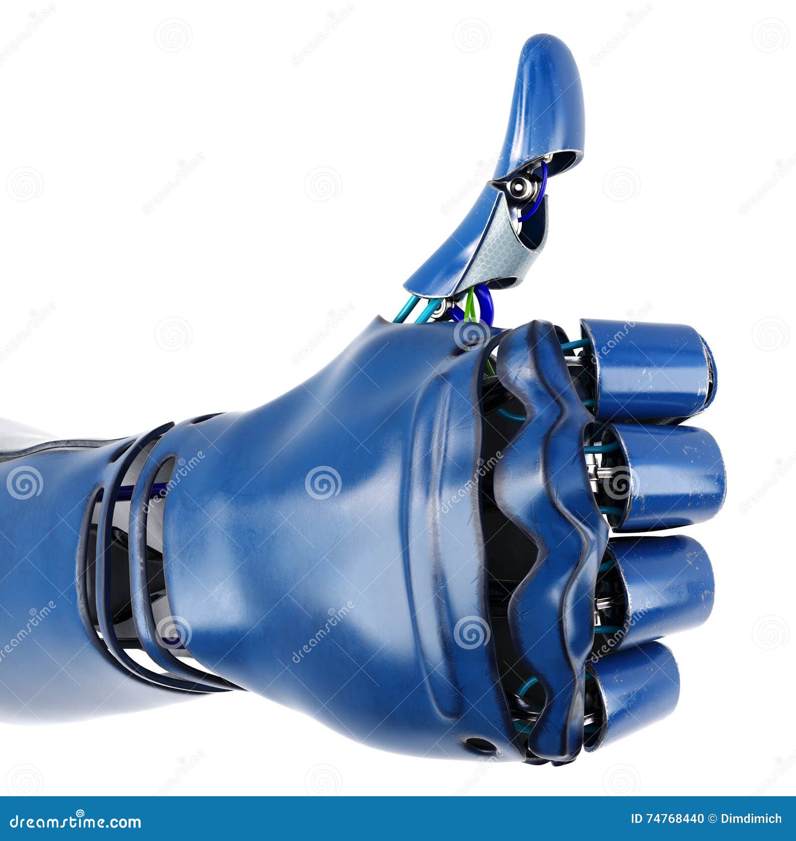 Robot stock illustration. Illustration of cyborg, design - 74768440