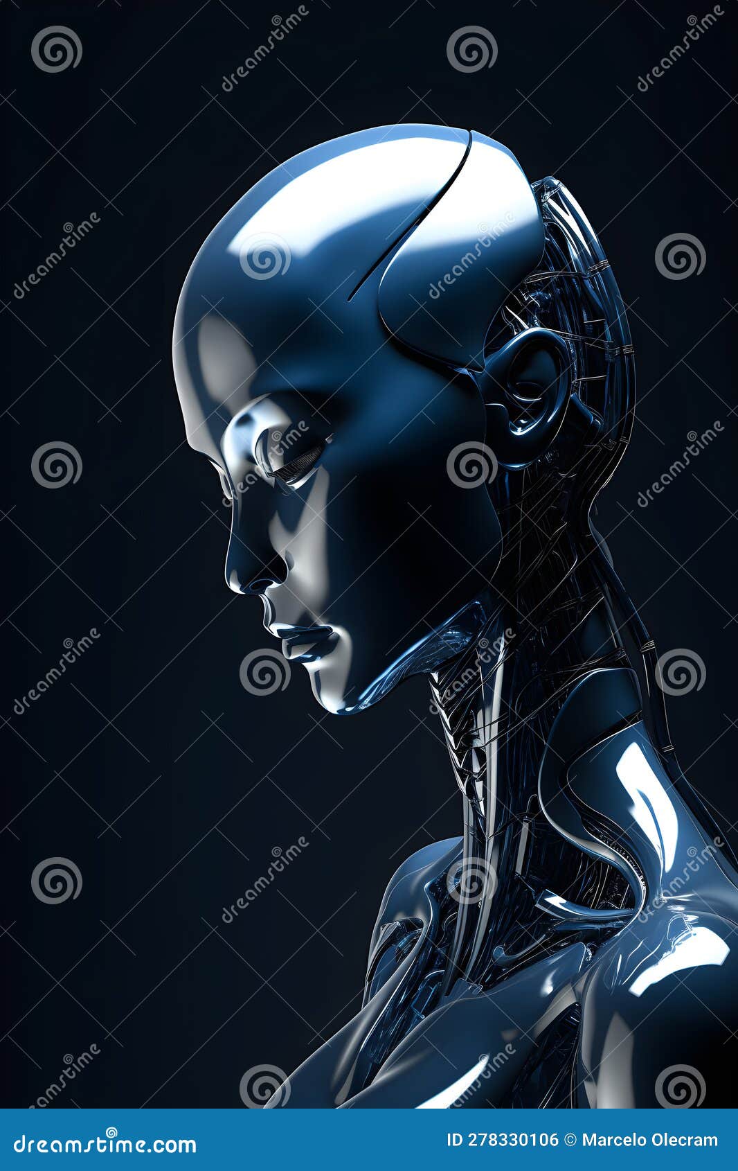 Robot with Artificial Intelligence Connected To a Neural Network ...
