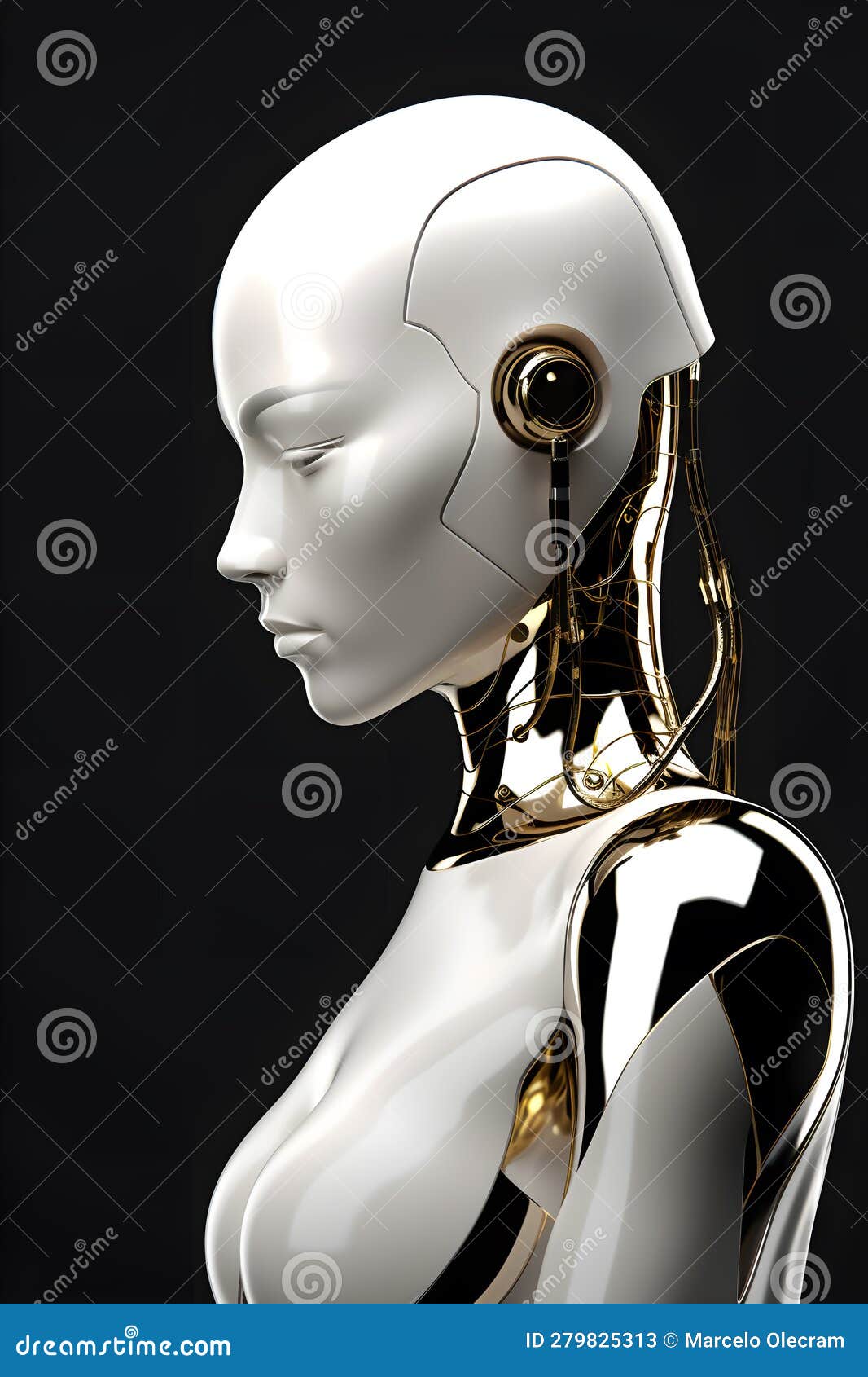 Robot with Artificial Intelligence Connected To a Neural Network ...