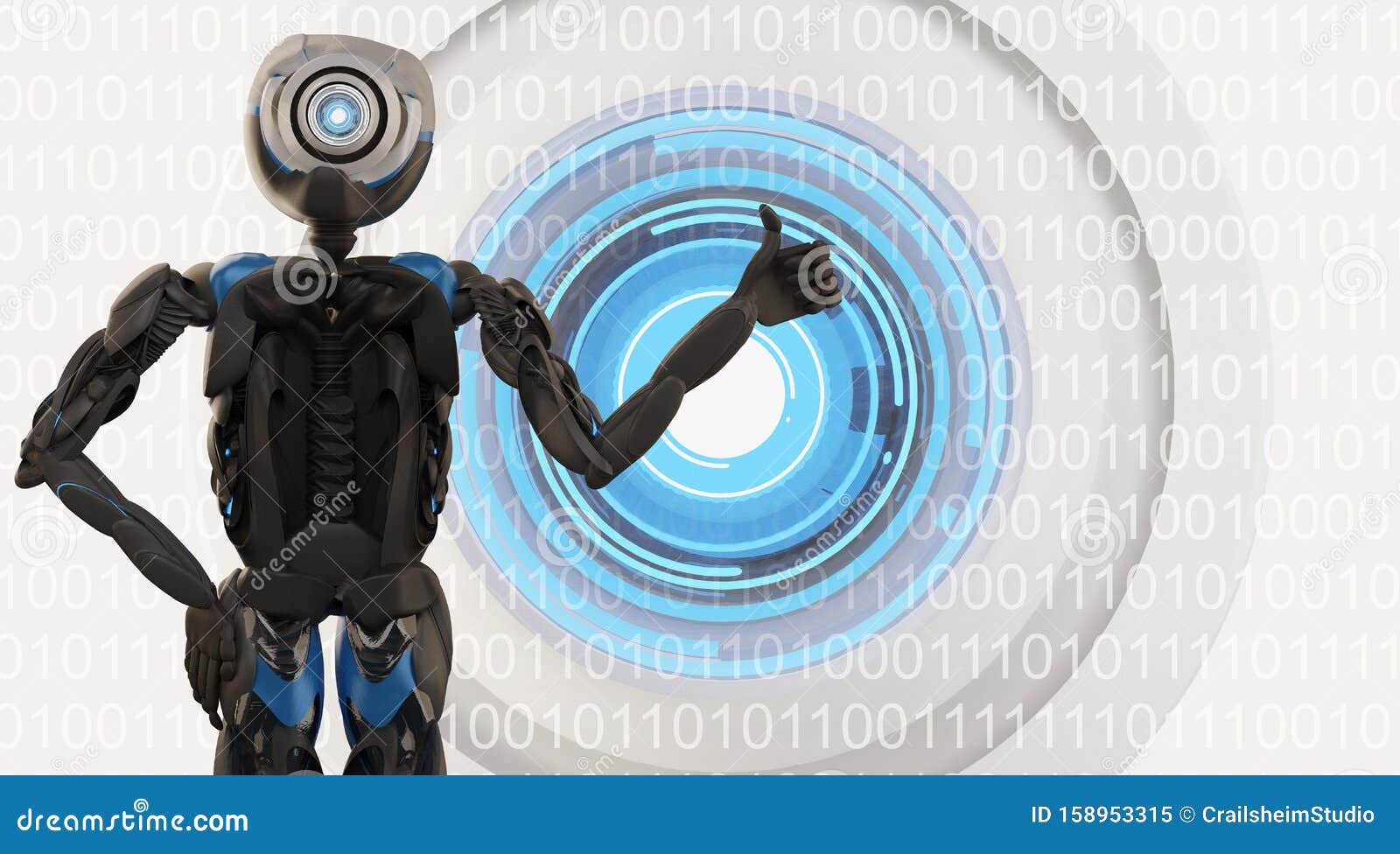 Robot Artificial Intelligence Data Visualization Machine Learning or ...