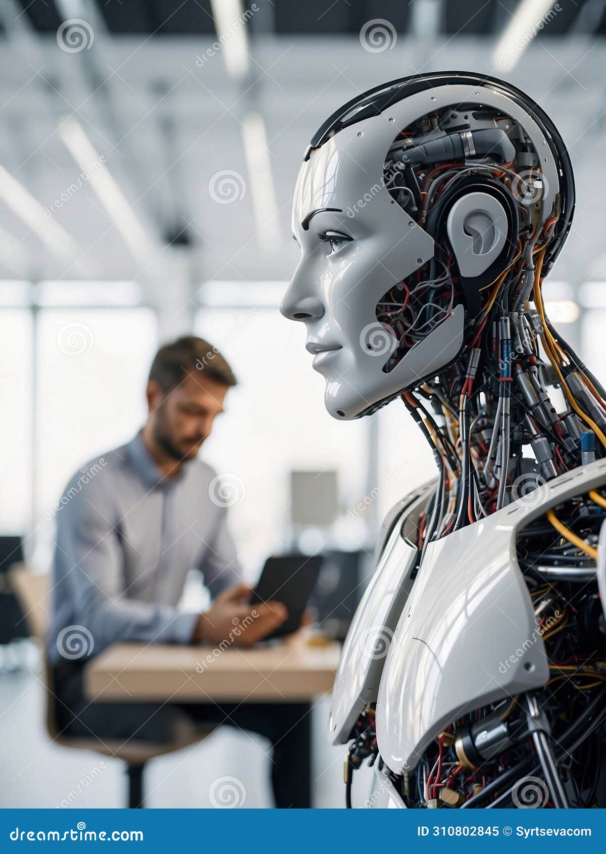 Robot, Artificial Intelligence in the Form of a Human Robot ...