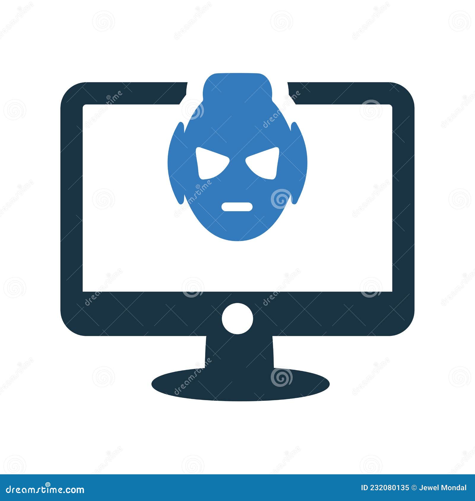 Robot Artificial, Intelligence Icon. Simple Vector Design Stock Vector ...