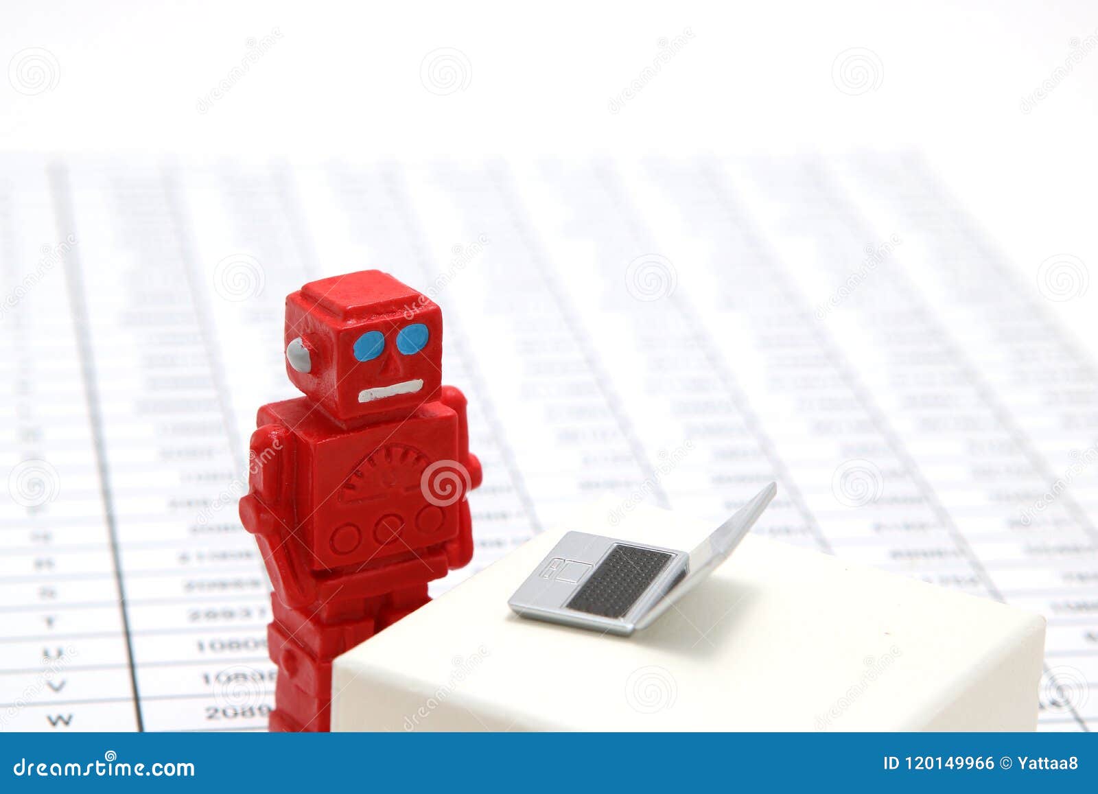 Robot or Artificial Intelligence and Laptop on the Number of Tables in ...